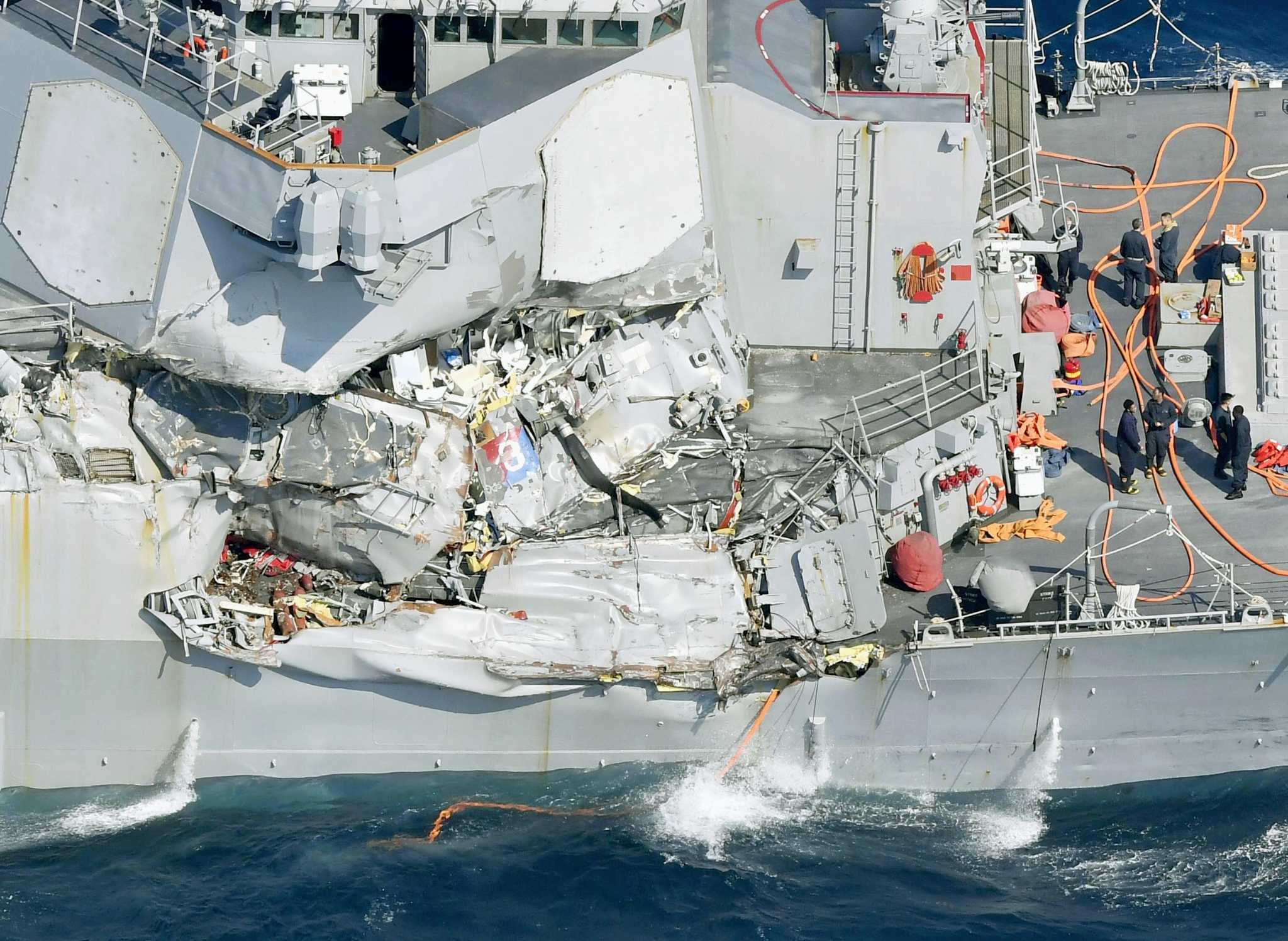 7 reported missing after US Navy ship collision off Japan