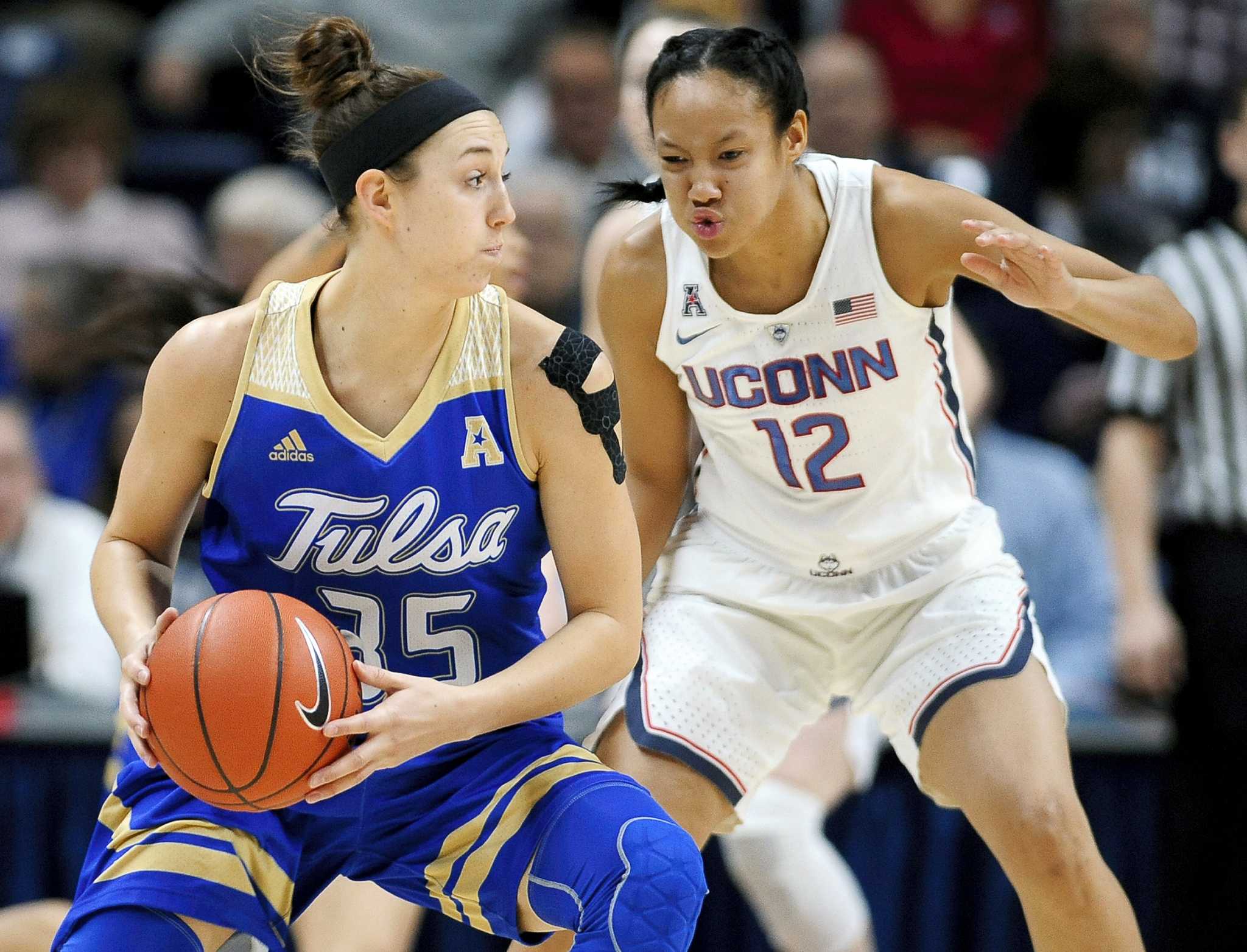 Uconn senior guard Saniya Chong shines as Huskies win 97th in a row