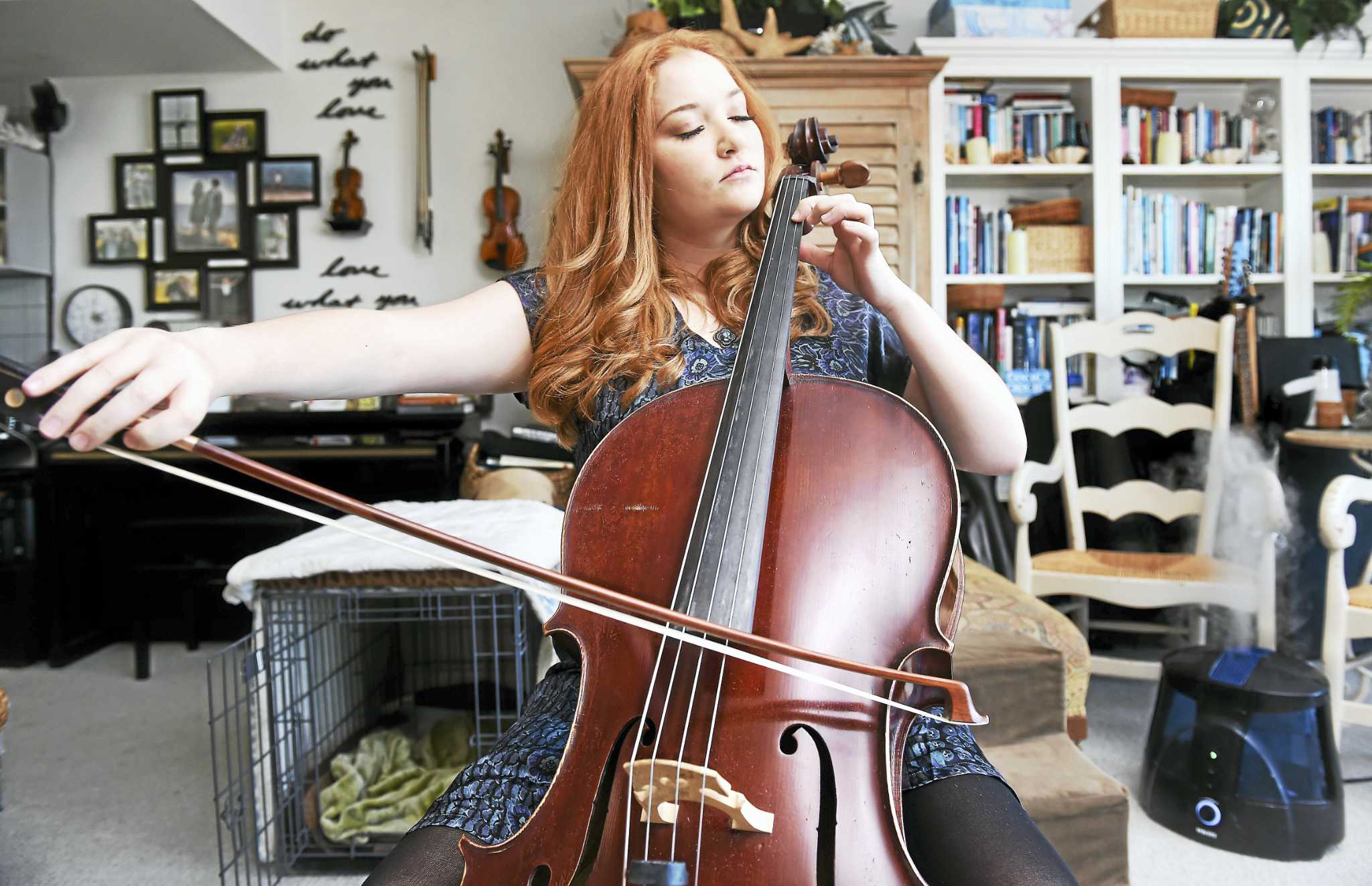 Teen cellist from Milford lives for ‘the rush’