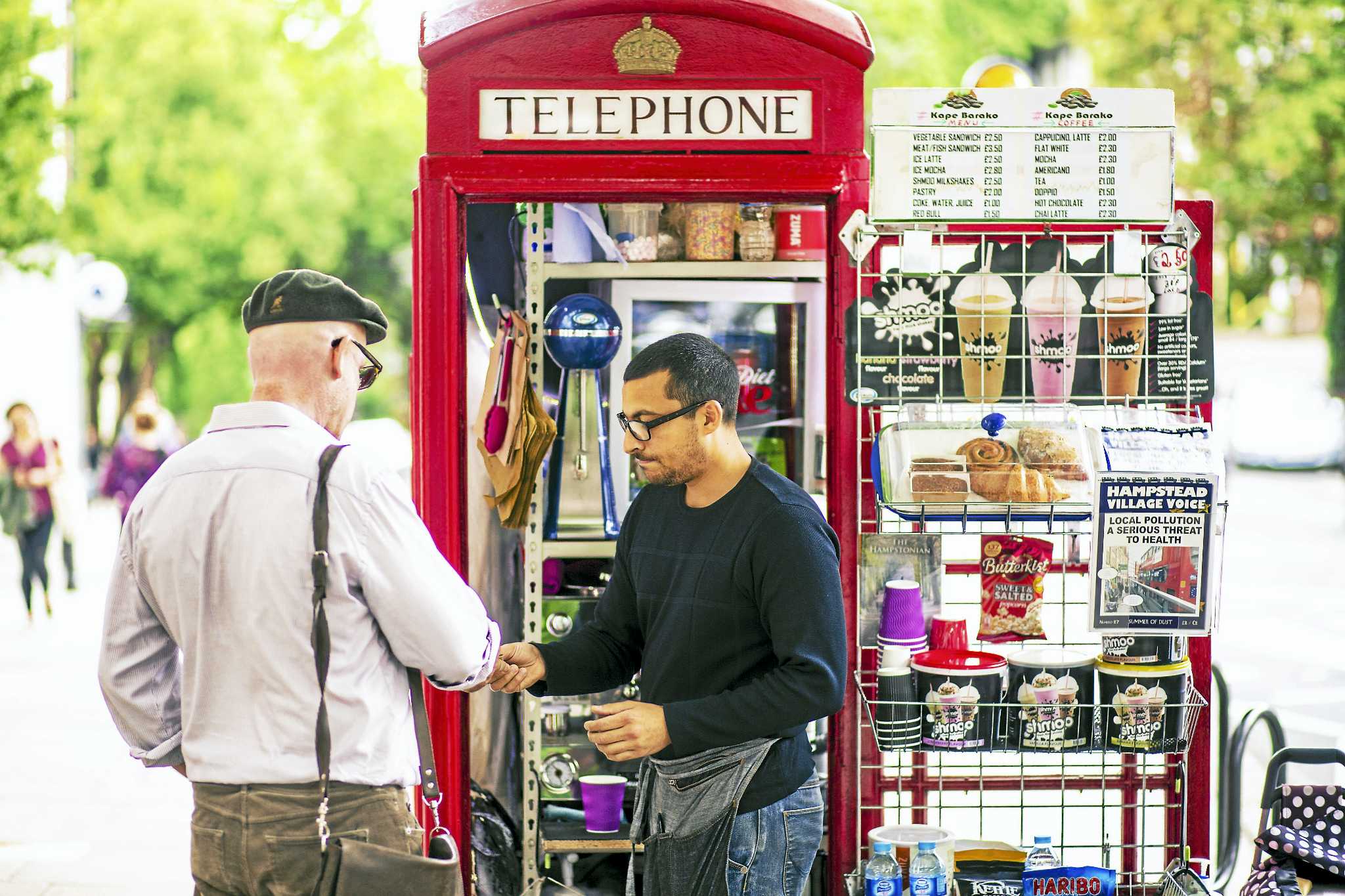 Phone boxes in London turning into everything from libraries and coffee ...