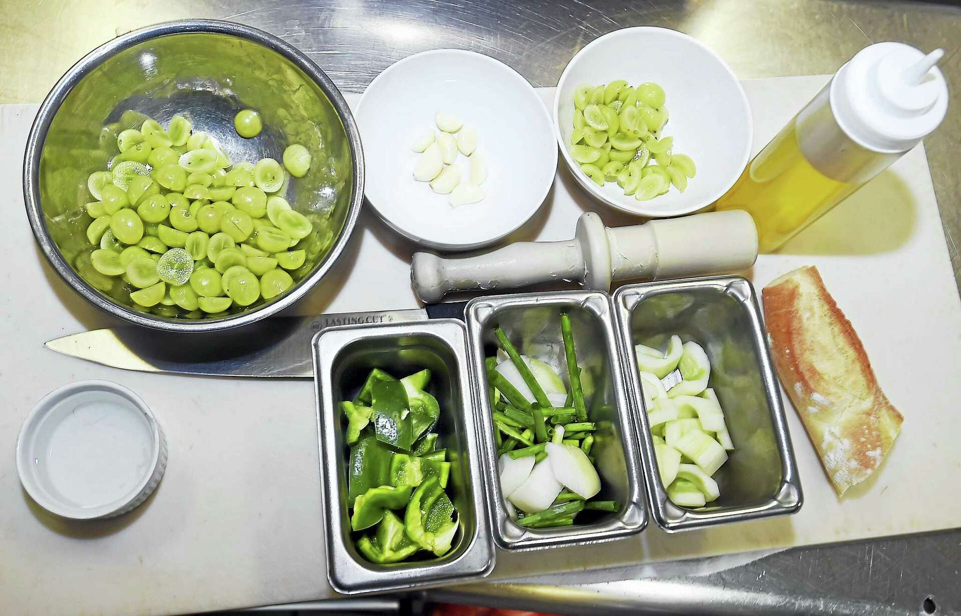Stephen Fries: Green grape gazpacho recipe from Bistro Mediterranean ...