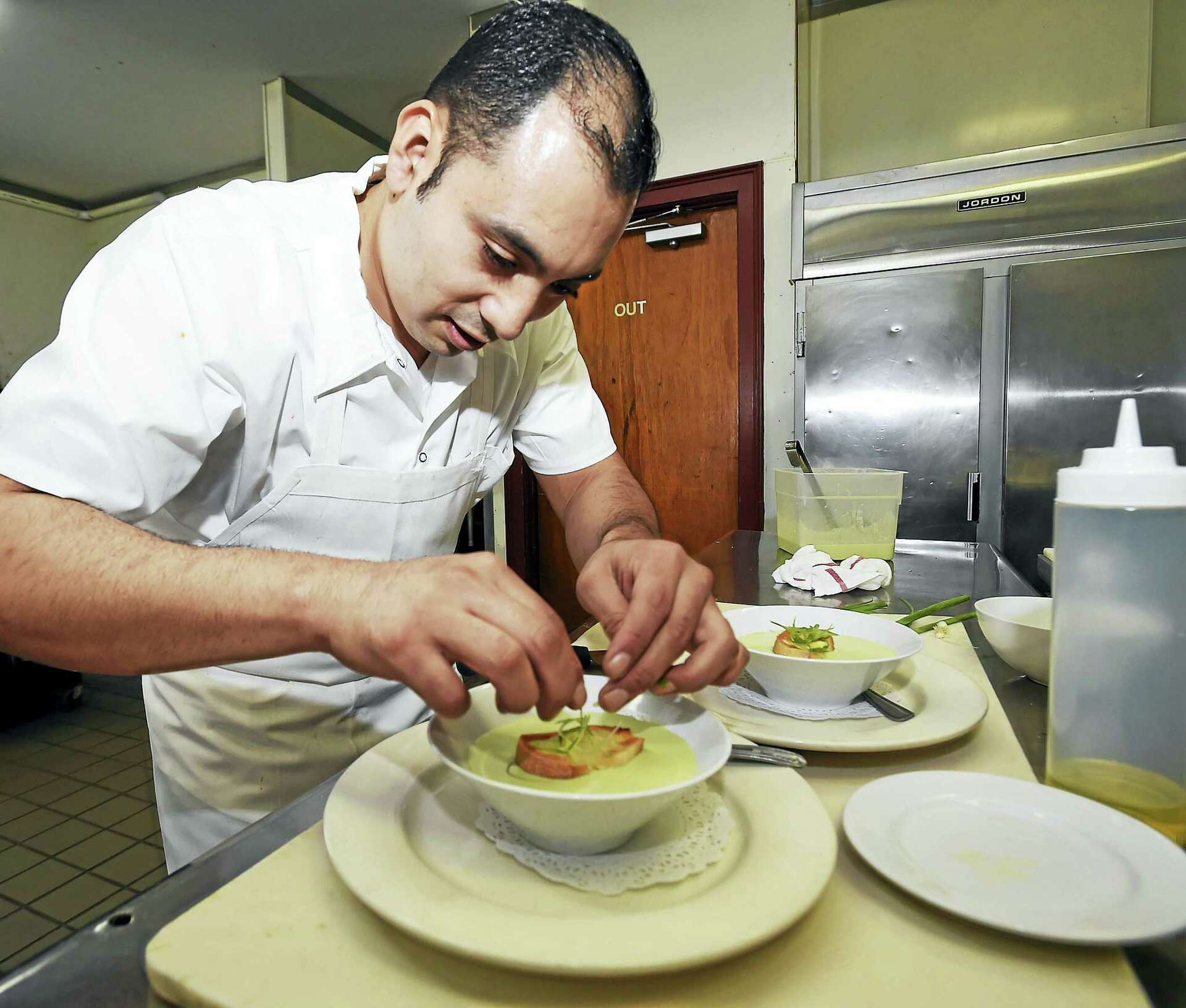 Stephen Fries: Green grape gazpacho recipe from Bistro Mediterranean ...