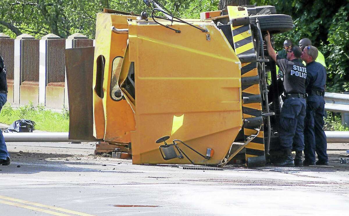 Driver killed in New Haven sweeper truck crash