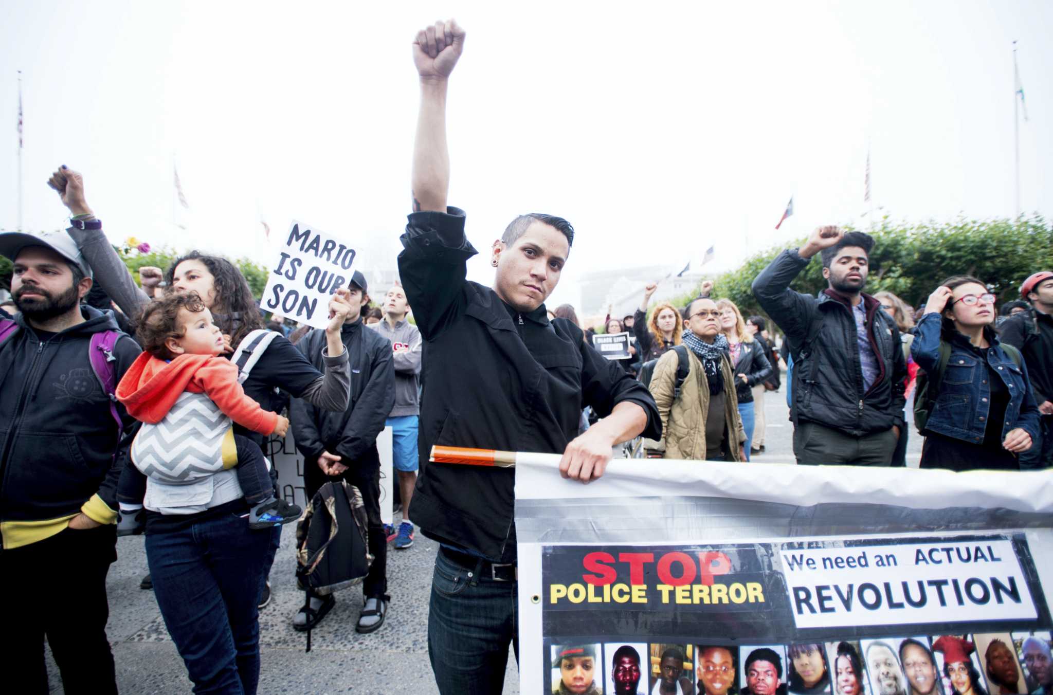 Americans express views on police-minority relations at protests across ...