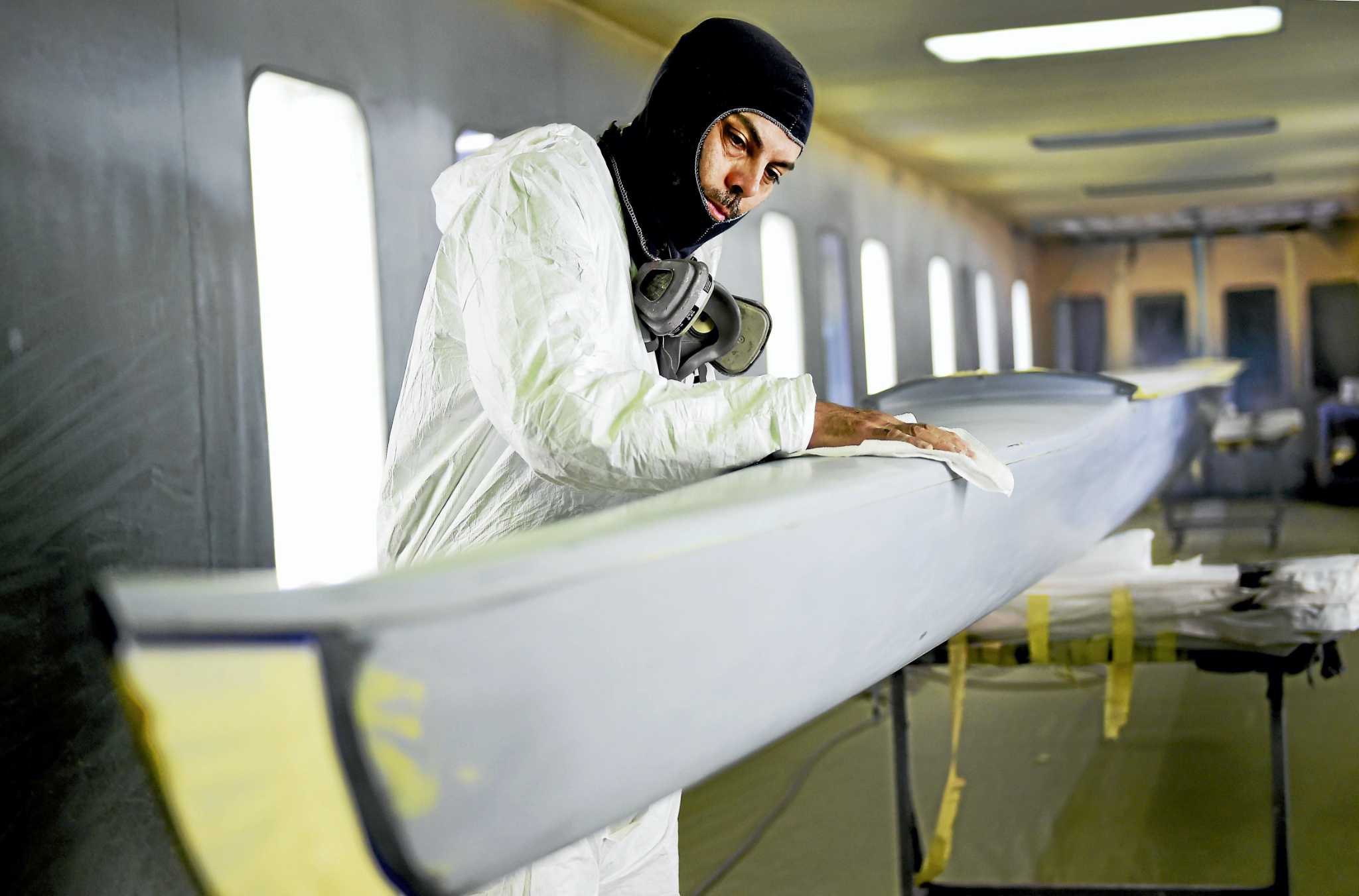 New Haven’s employee-owned Vespoli USA uses teamwork to make competitive racing shells