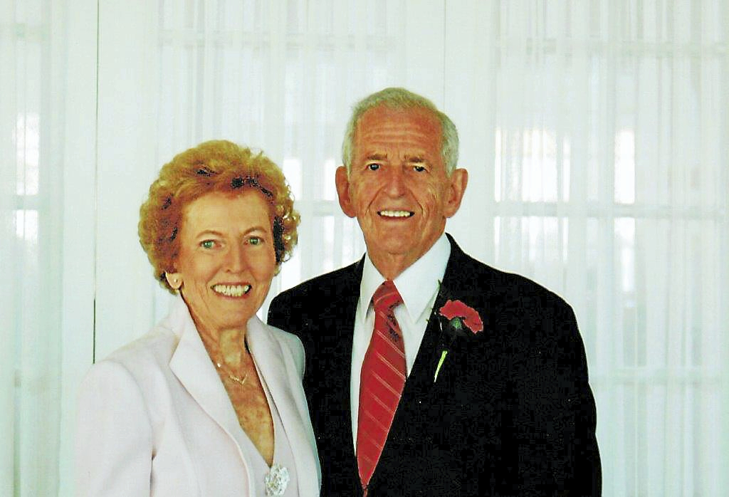 Bob and Faith McCarthy of Northford celebrating 60th anniversary