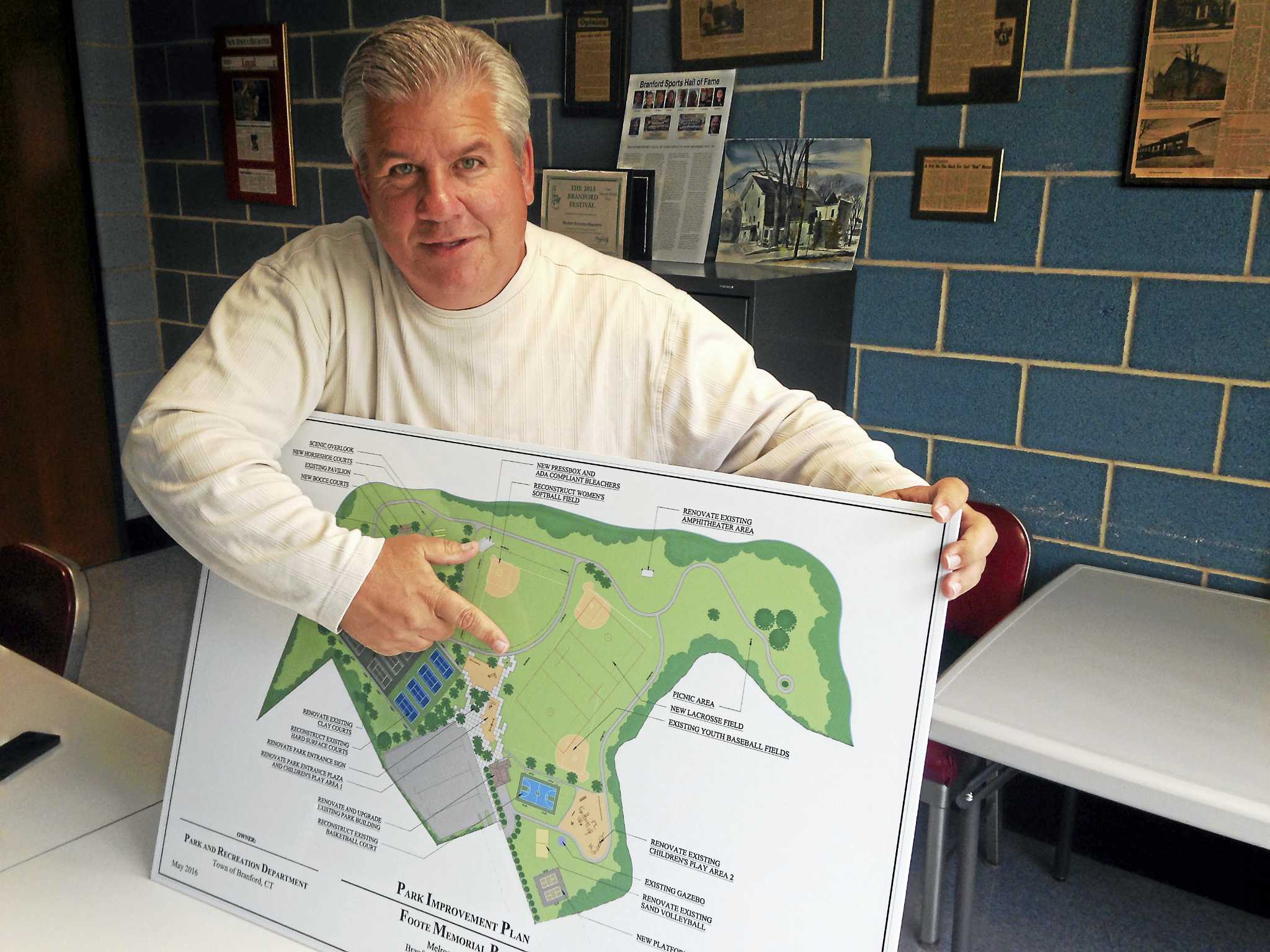 Branford’s Foote Park to get a makeover, after 45 years, by man who ...