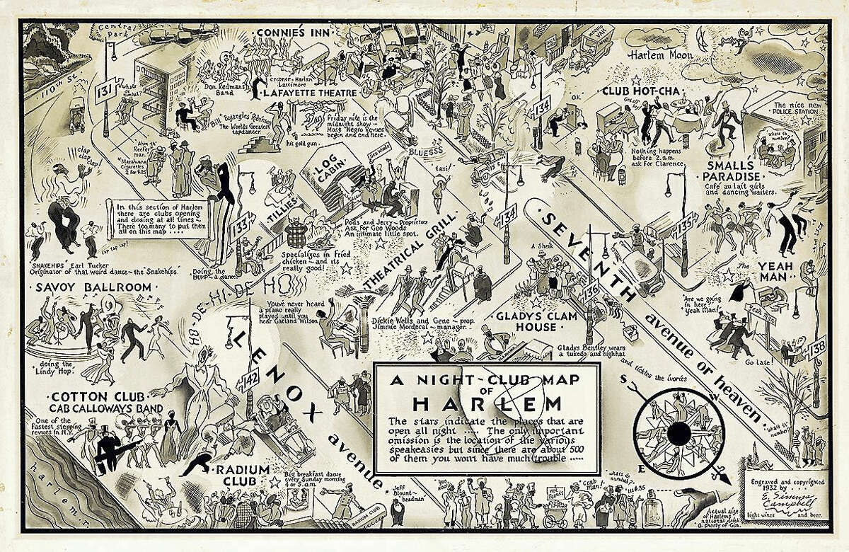 Yale library’s map shows lively nightlife during Harlem Renaissance