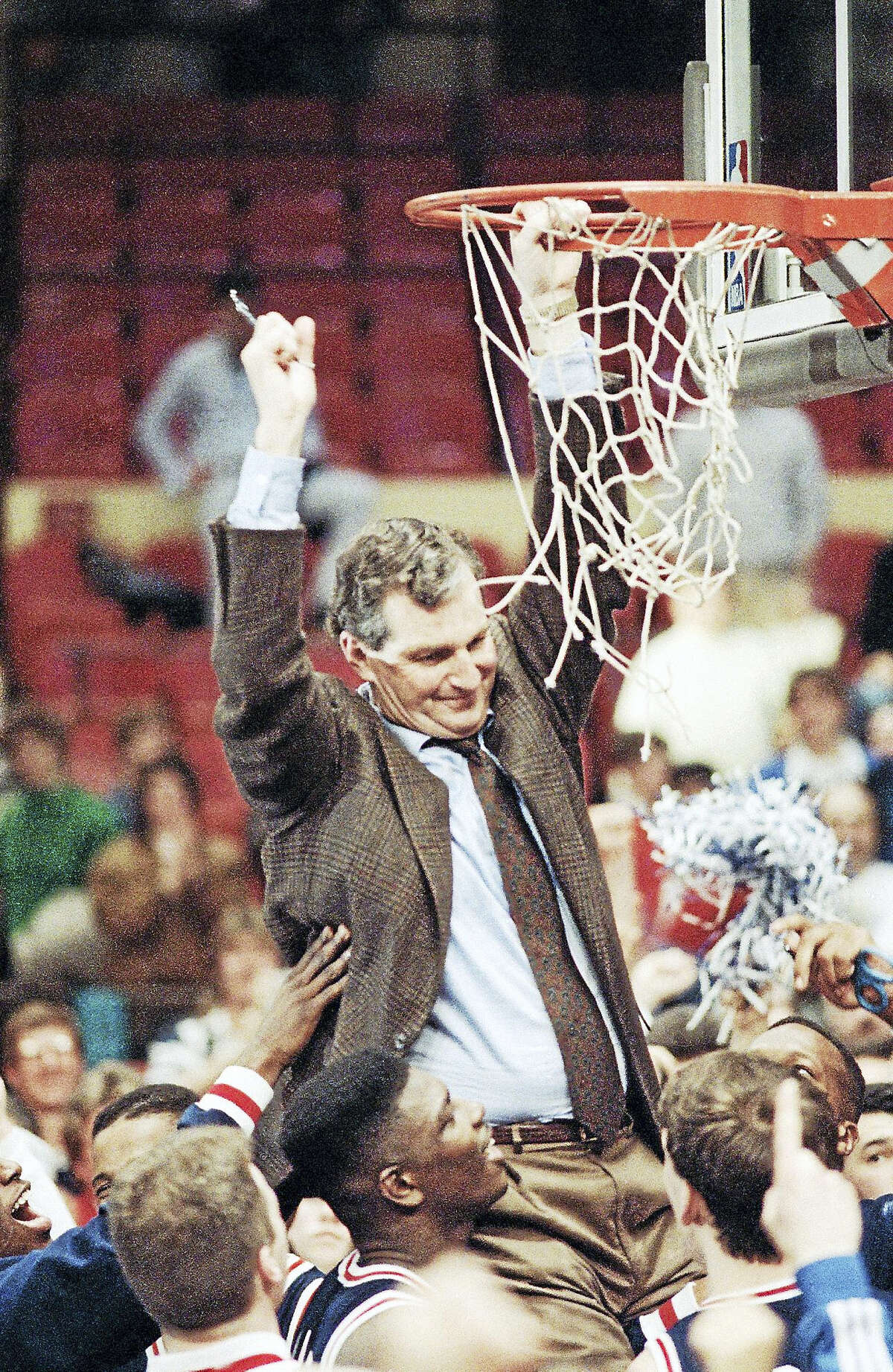 For Jim Calhoun, beating Georgetown twice in 1990 ‘put us on the map’