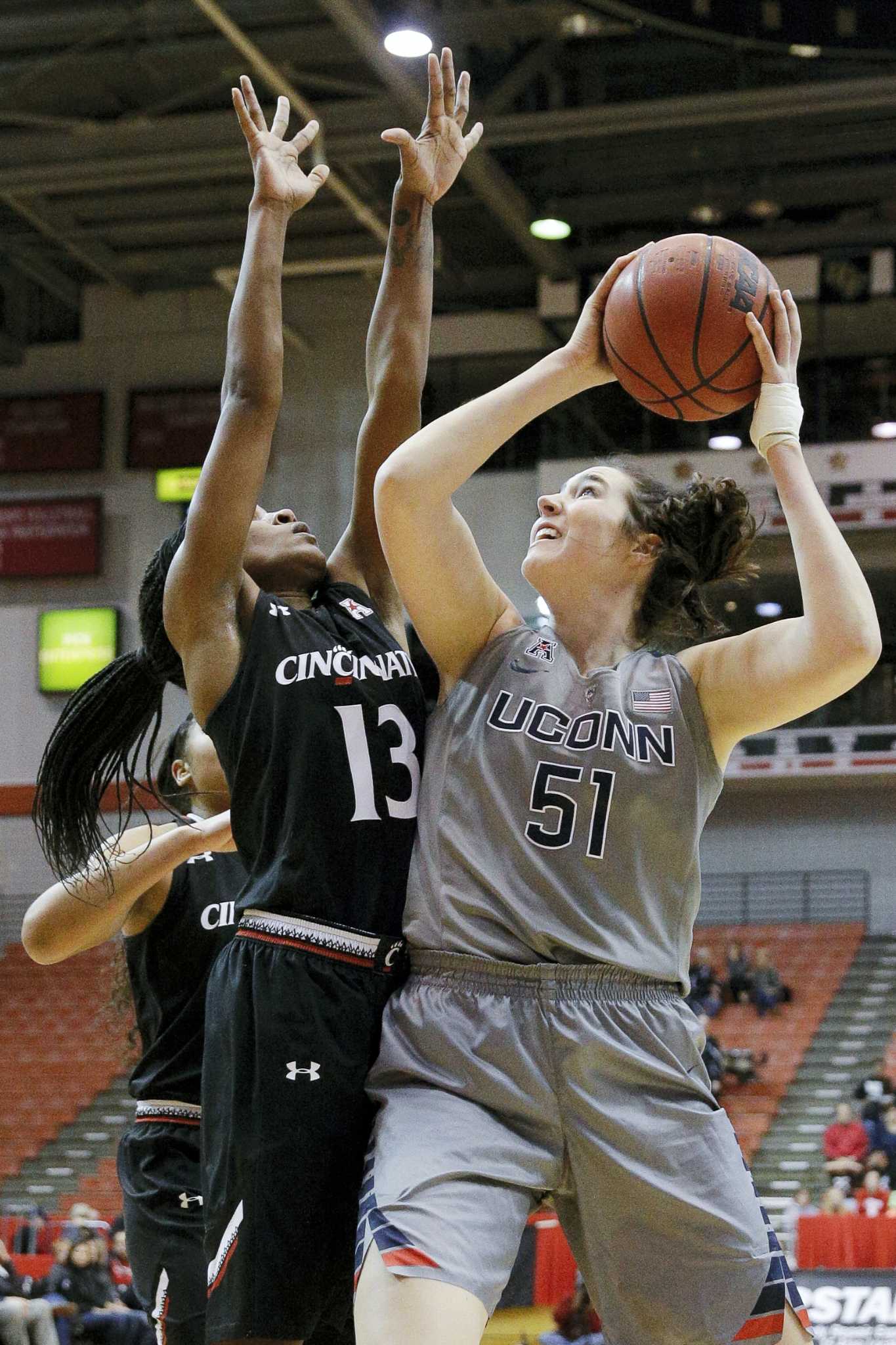 UConn’s Natalie Butler getting back in the flow on court