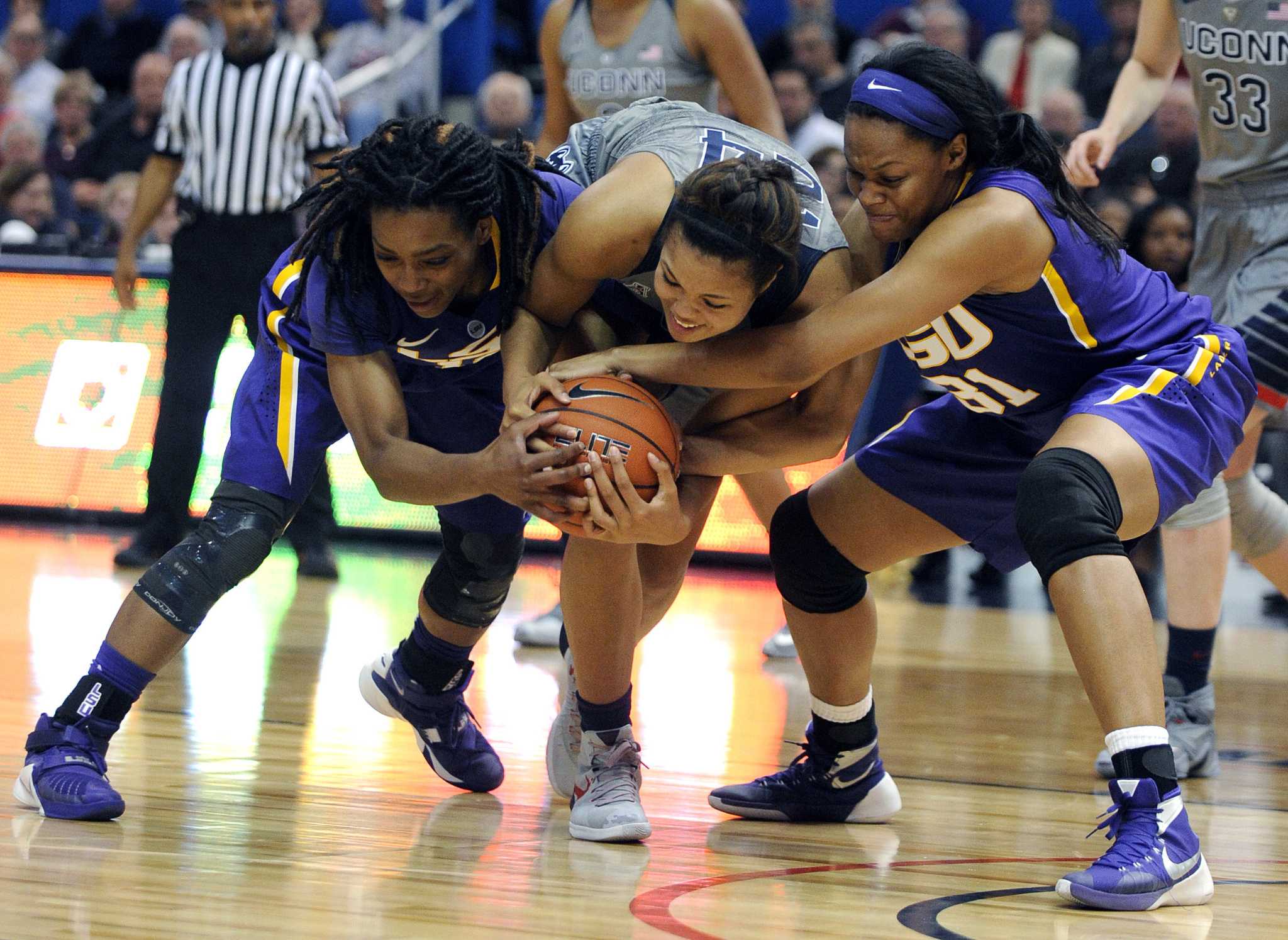 UConn freshman Napheesa, Samuelson shine in starting roles