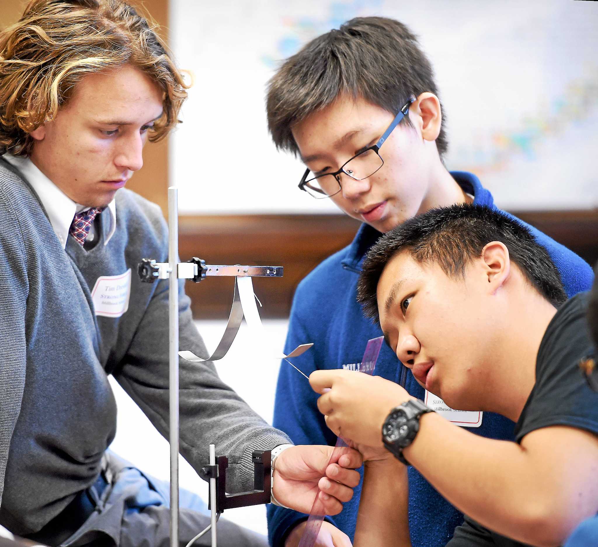 Guilford High takes first place at Yale Physics Olympics in New Haven