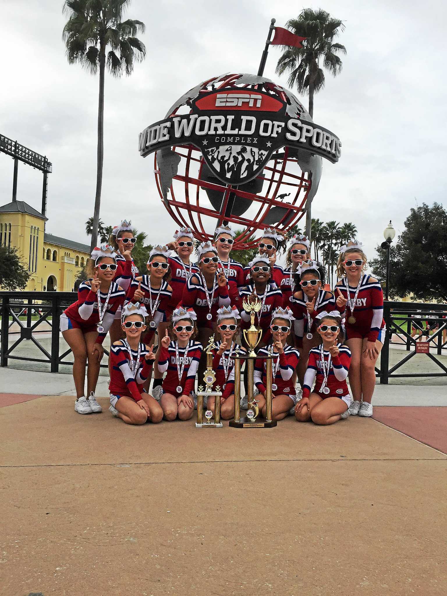 Derby cheerleaders bring home national titles