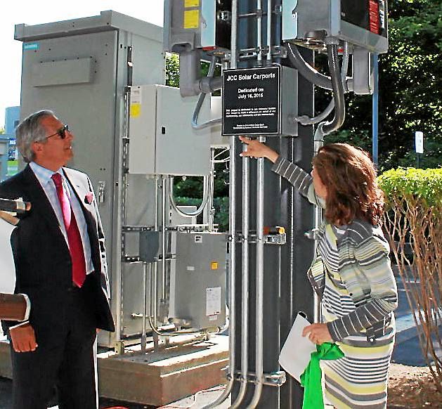JCC of Greater New Haven unveils solar carport