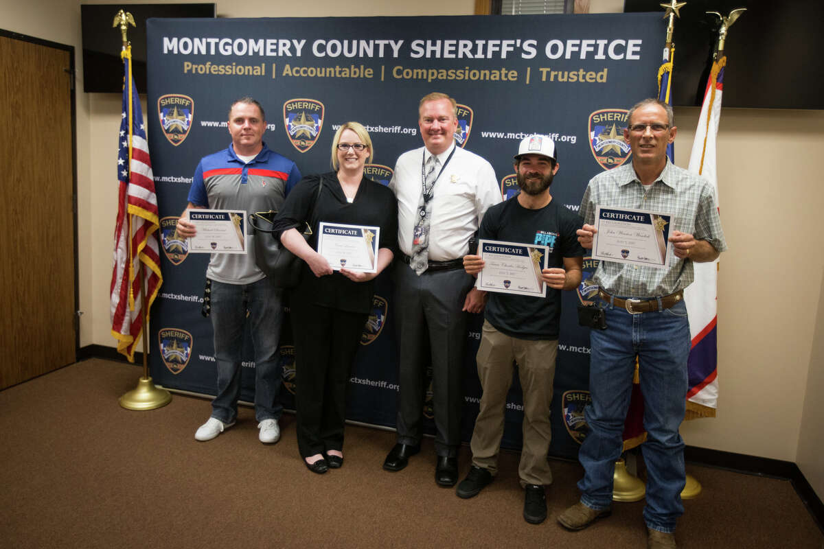 Montgomery County Sheriff's Office honors five citizens for heroic actions