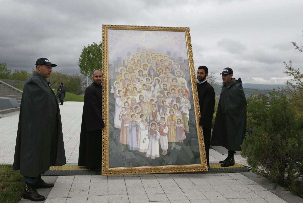 World leaders mark 100th anniversary of massacre of 1.5 million Armenians