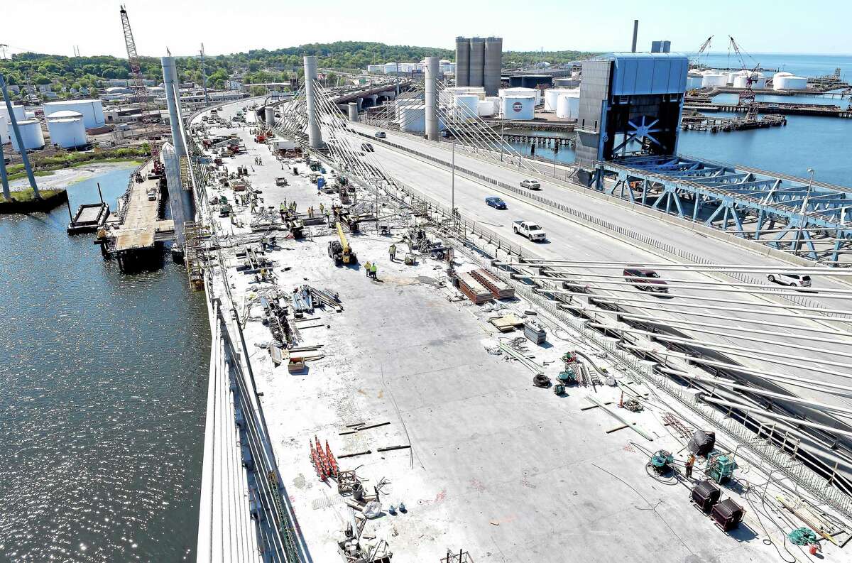 2nd half of New Haven’s Pearl Harbor bridge to open in fall as deck ...