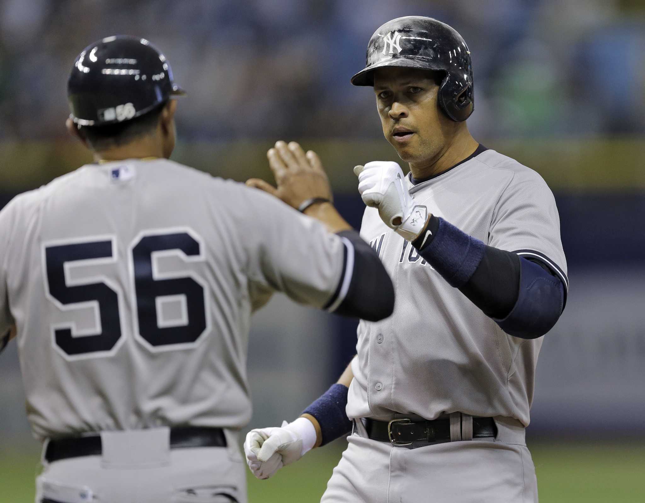 A-Rod’s 2 HRs, 4 RBIs lift Yankees over Rays
