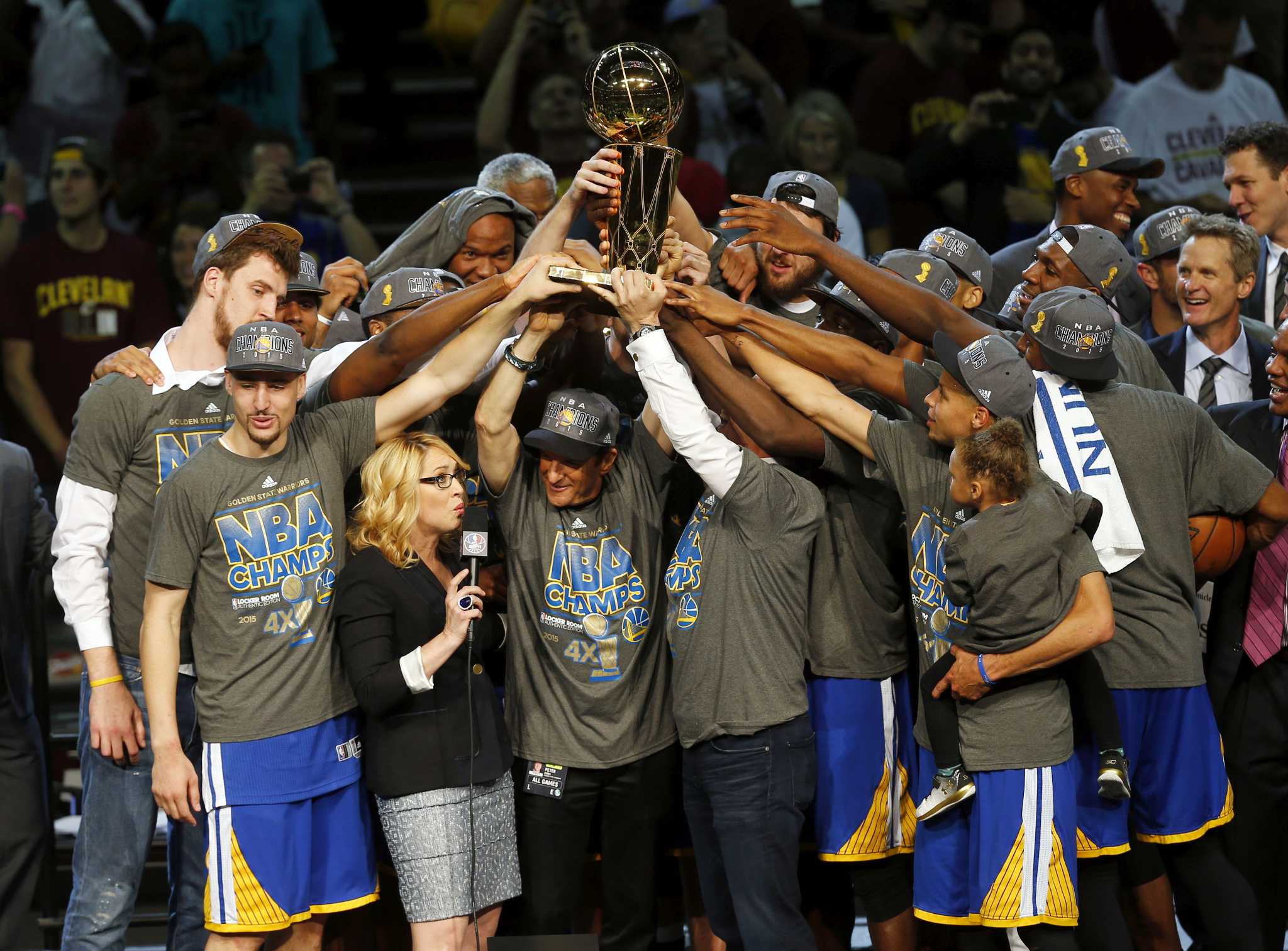 Warriors claim first NBA title since 1975