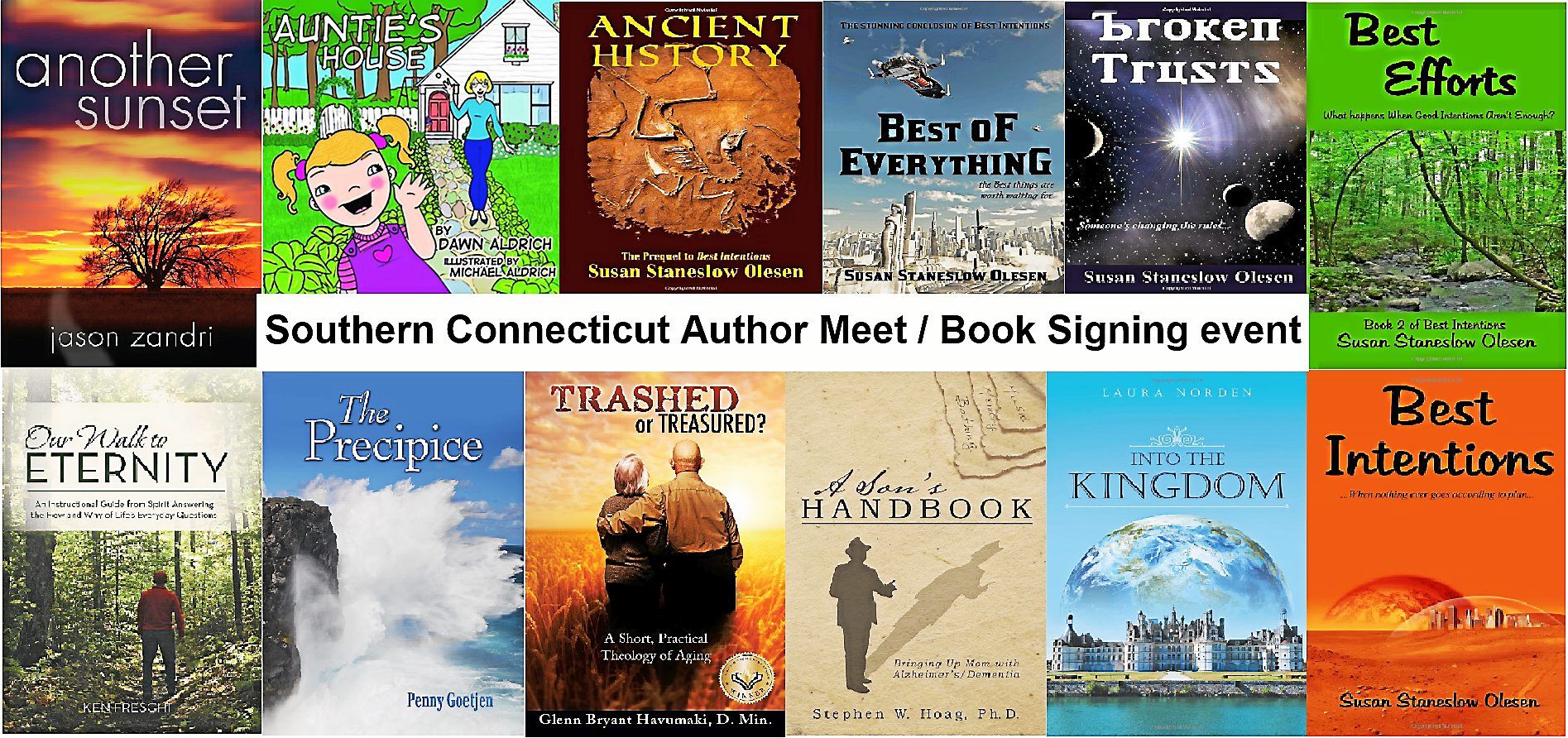 8 authors at Wallingford book-signing event Saturday at Hubcap
