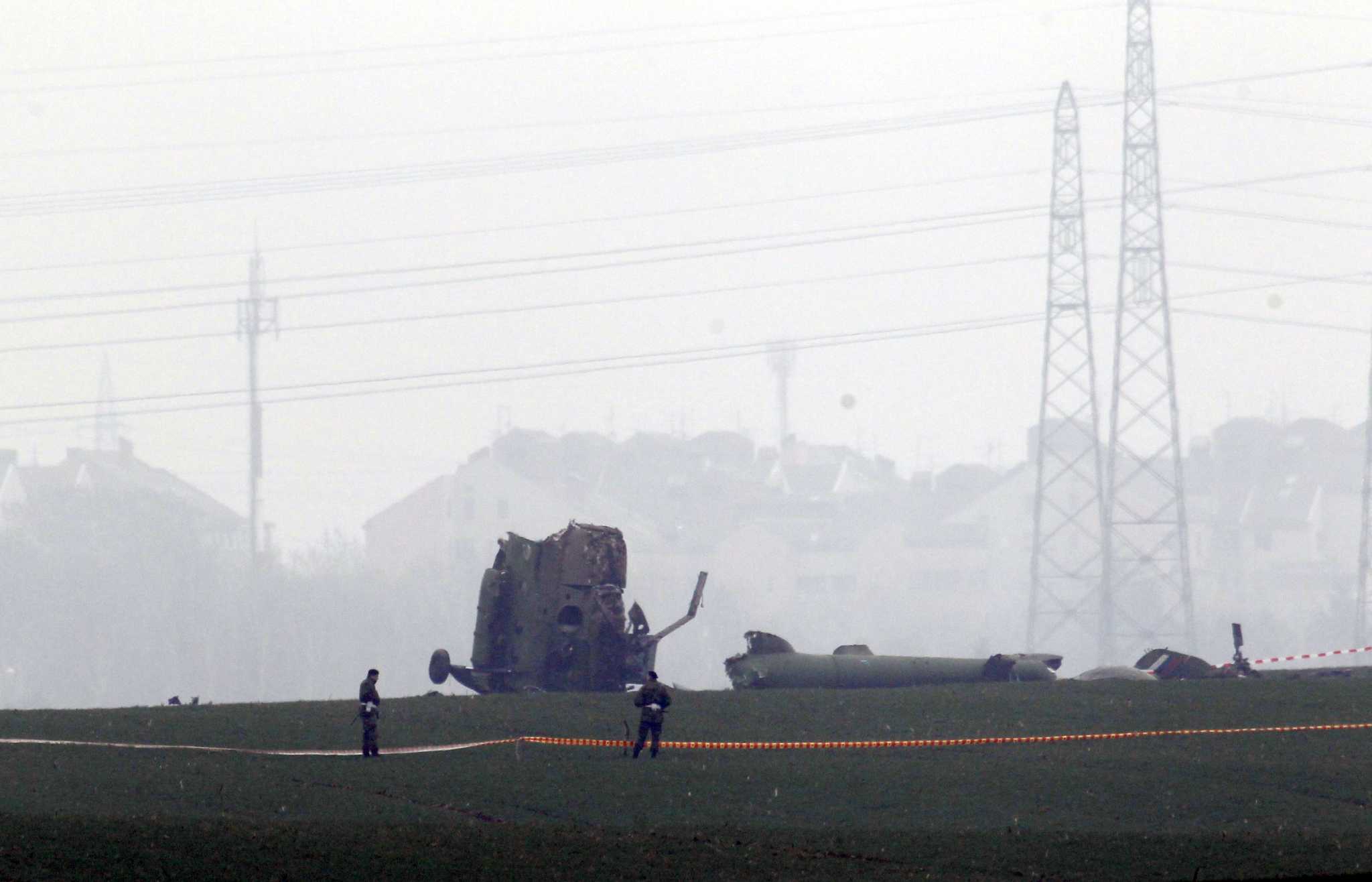 7 killed in Serbian military helicopter crash near Belgrade
