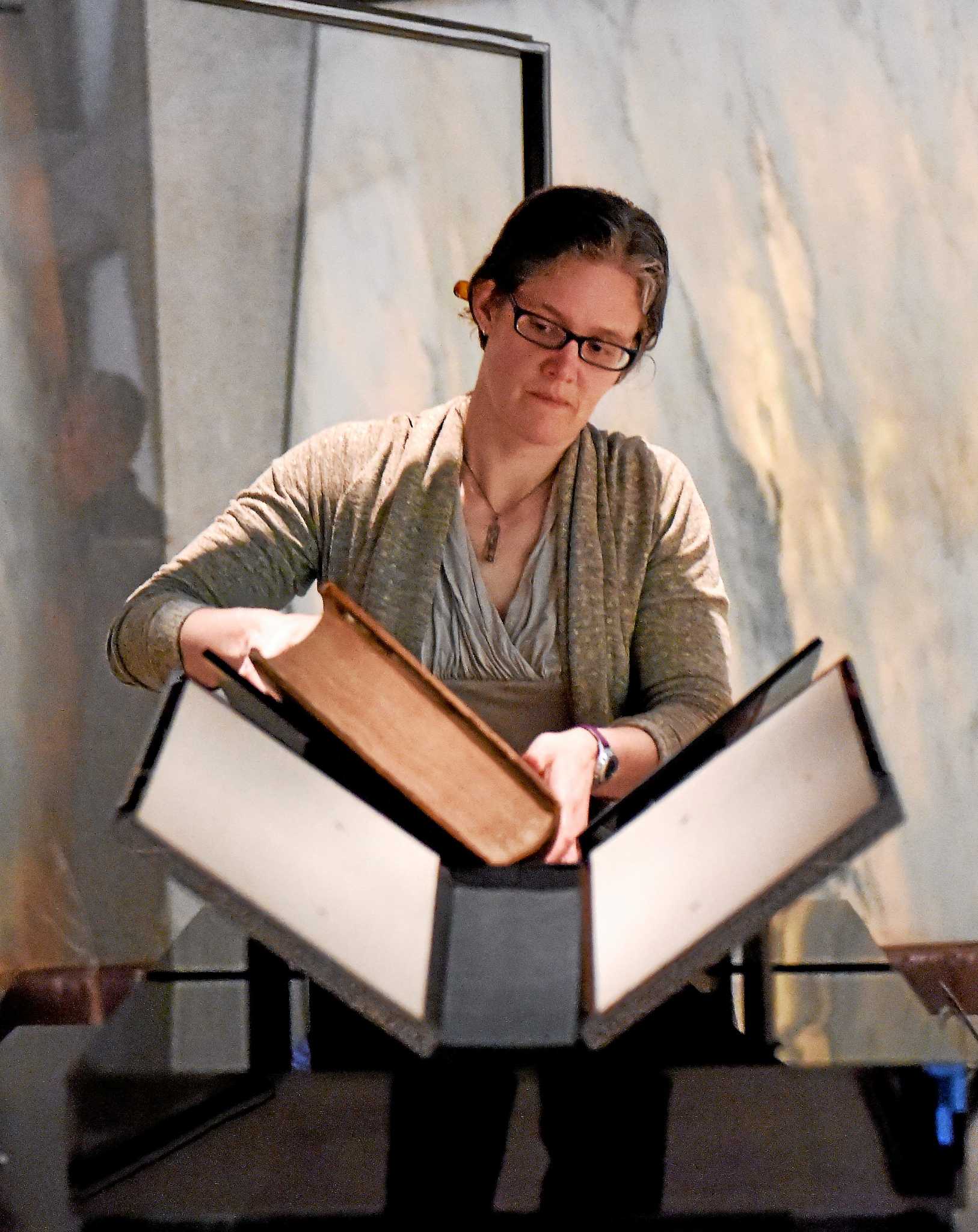 Yale’s 1455 Gutenberg Bible moved to new home in Elm City