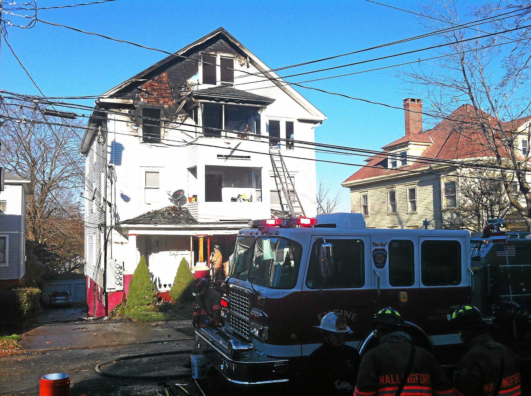Girl rescued from home, 22 displaced after Wallingford fire