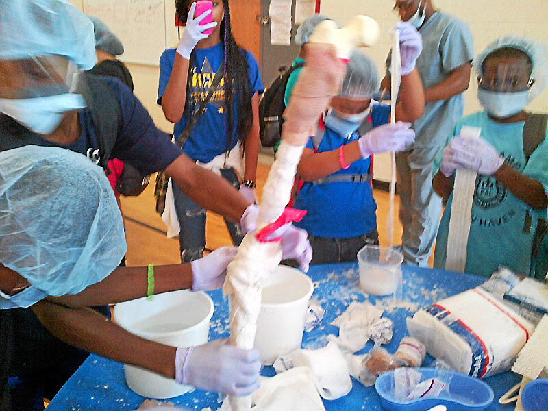 New Haven police PAL camp gets safety lesson from Yale-New Haven Hospital