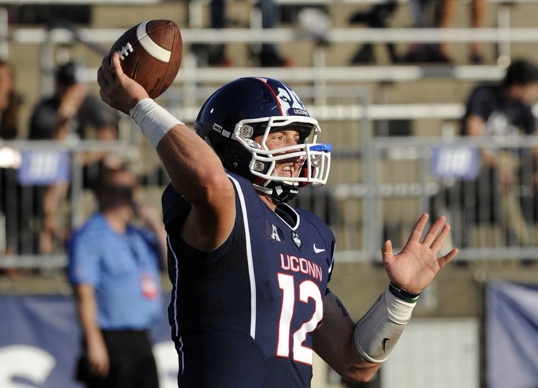 UConn quarterback Casey Cochran injured, out Saturday