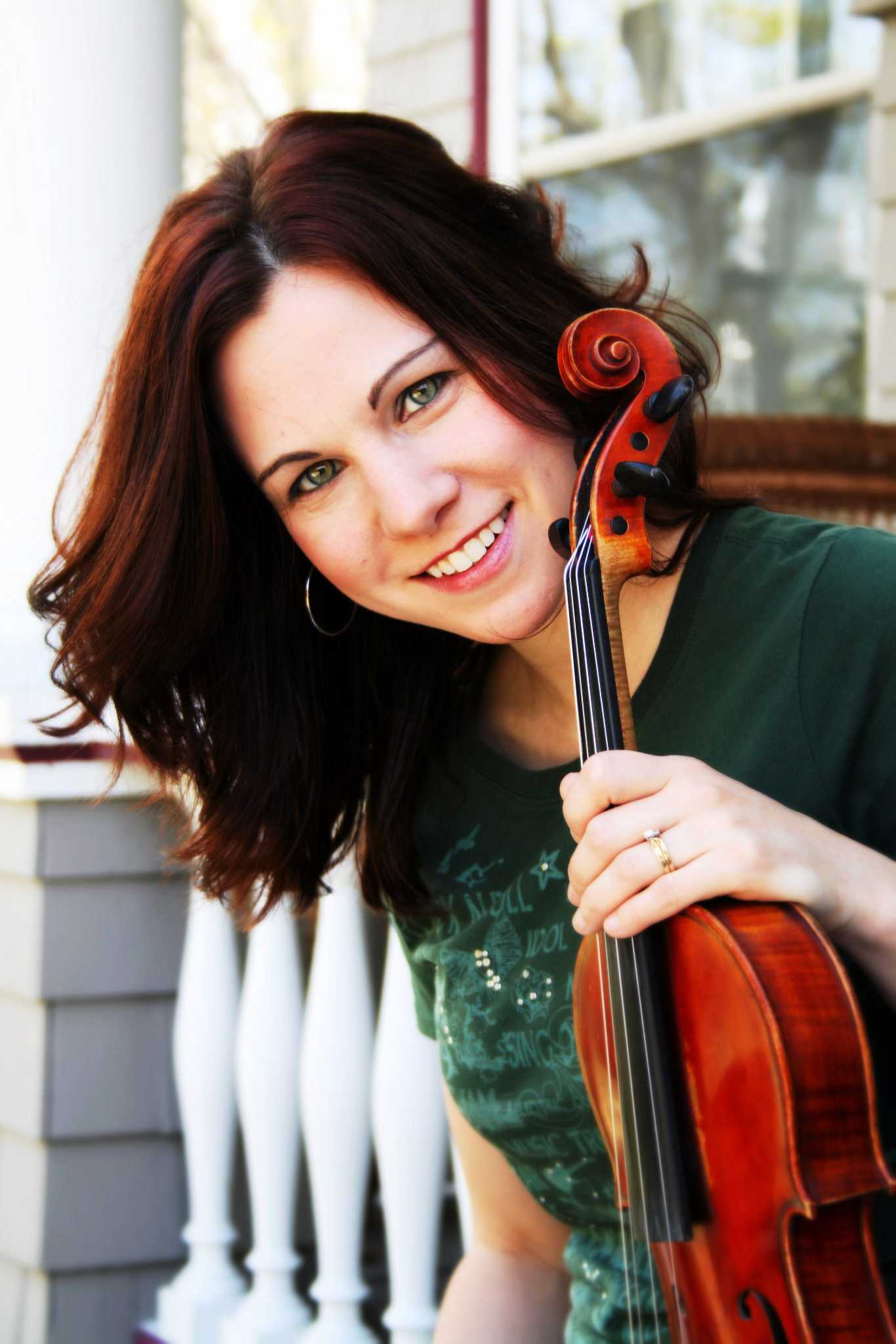 April Verch plays a fine fiddle at Spaceland Ballroom in Hamden