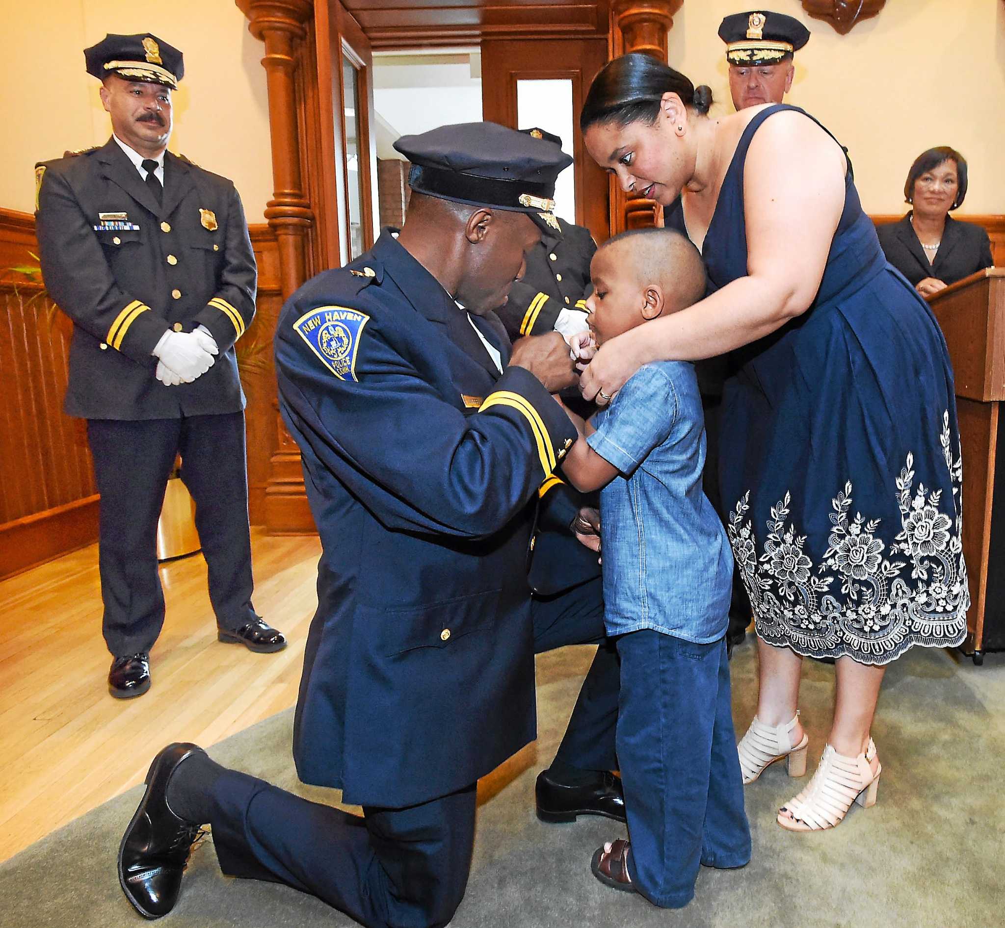 New Haven’s new assistant police chiefs sworn in