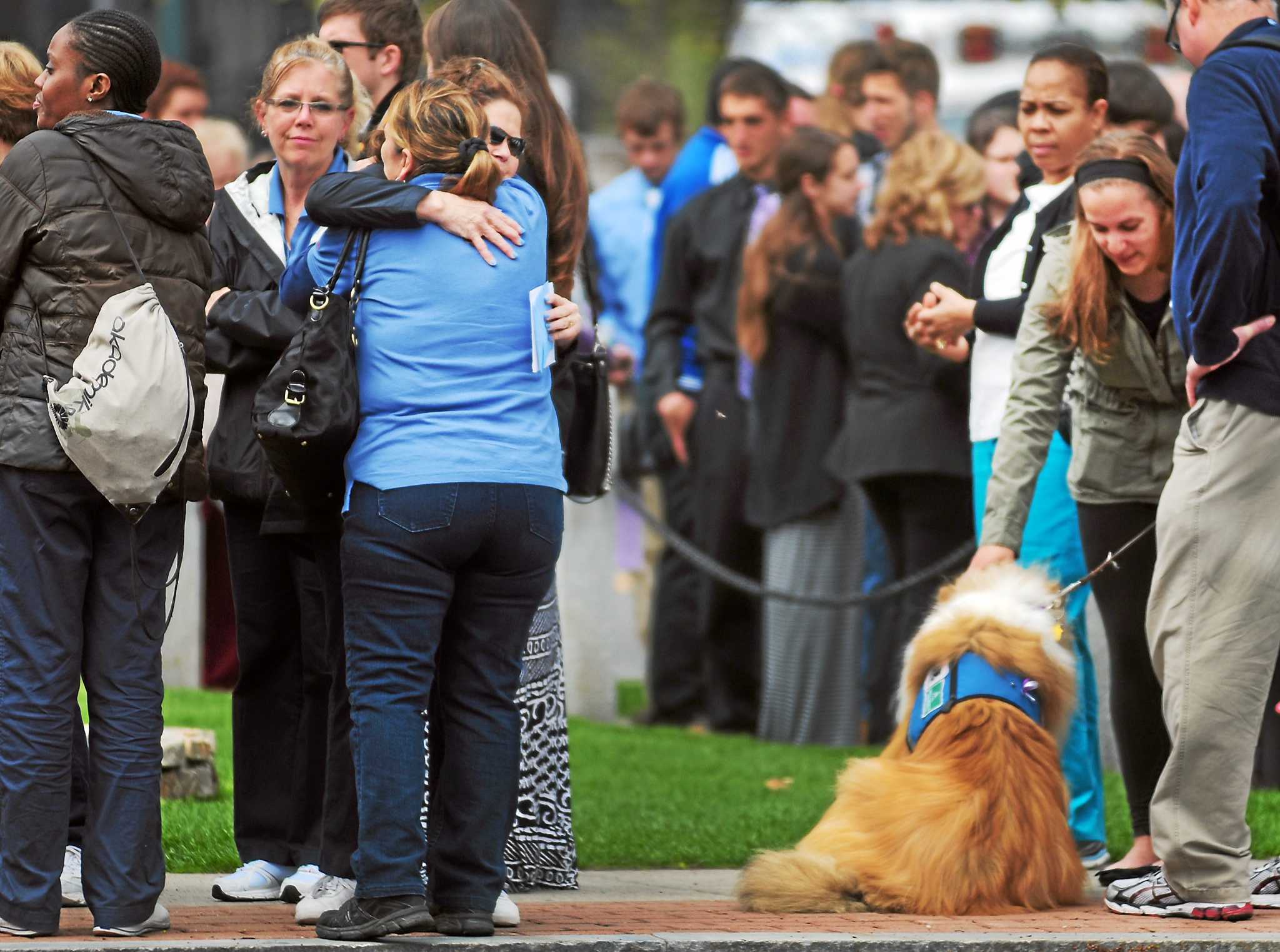 Friends, family say goodbye to Maren Sanchez, Milford stabbing victim