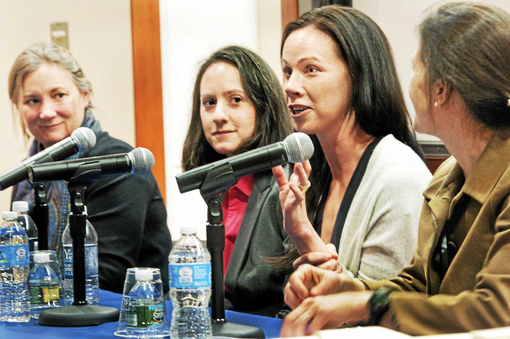 In New Haven, Barbara Bush talks about public health innovation at Yale