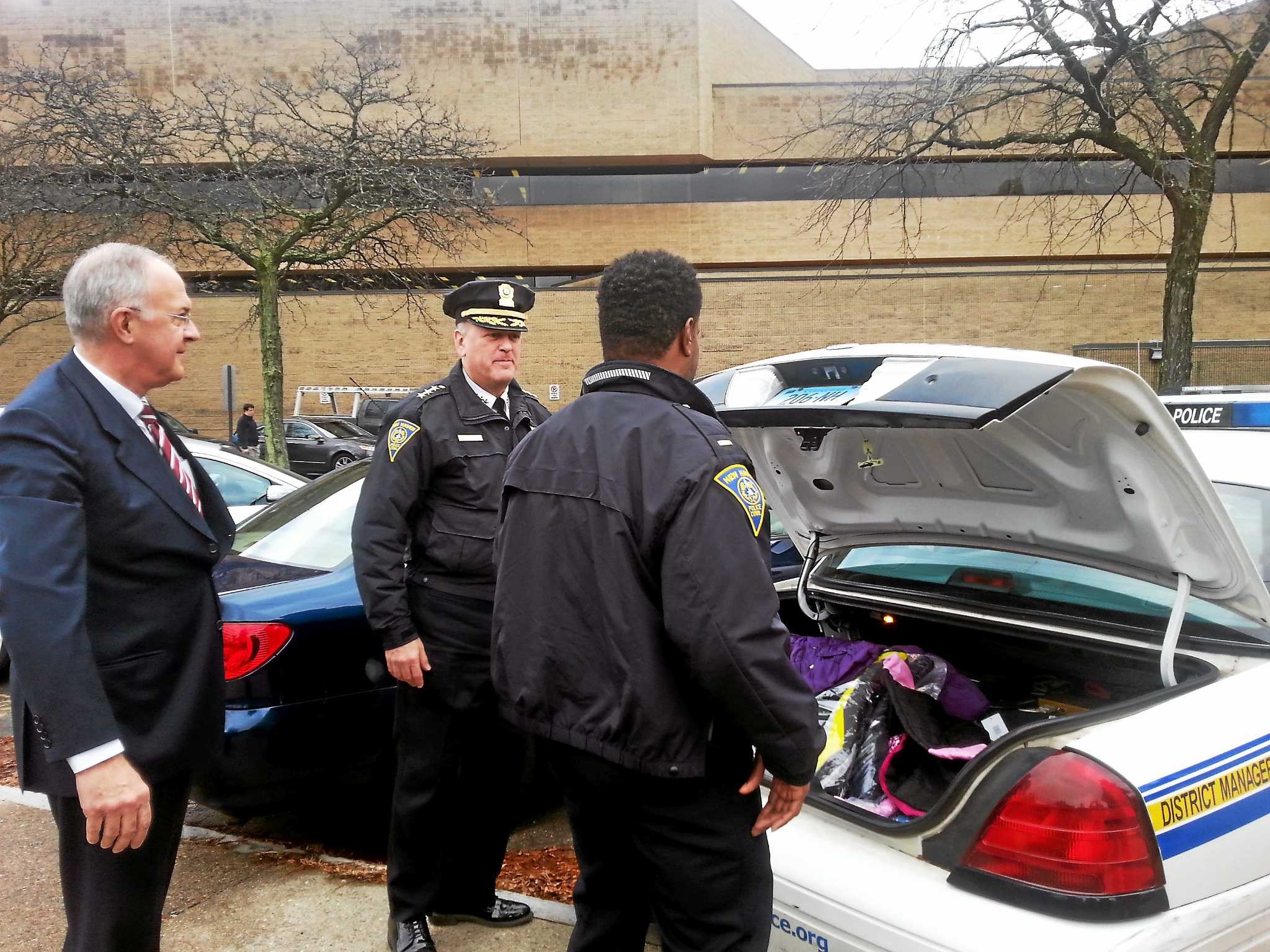 Knights of Columbus, New Haven police team up for ongoing coat giveaway