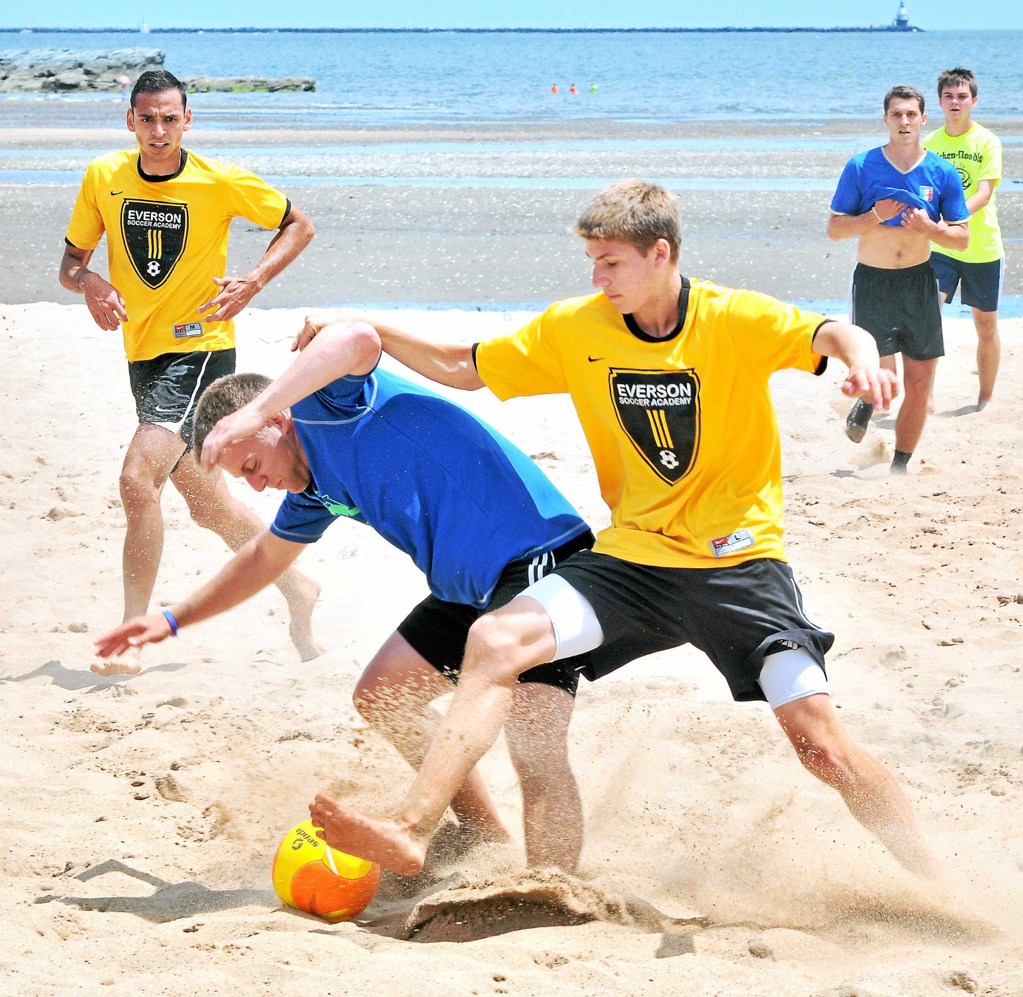 Northeast teams compete in West Haven beach tournament, talk World Cup