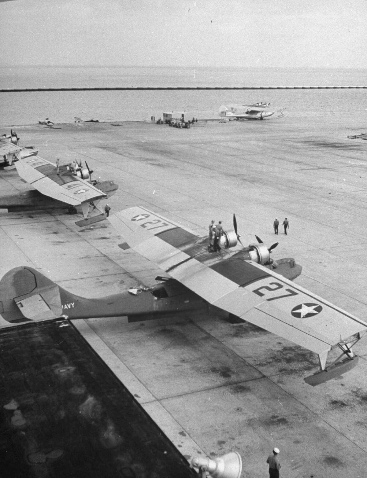 Vintage World War II photos show Texas military base preparing for war