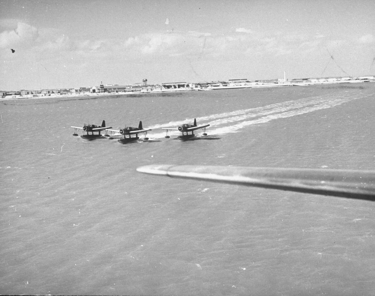 Vintage World War II photos show Texas military base preparing for war