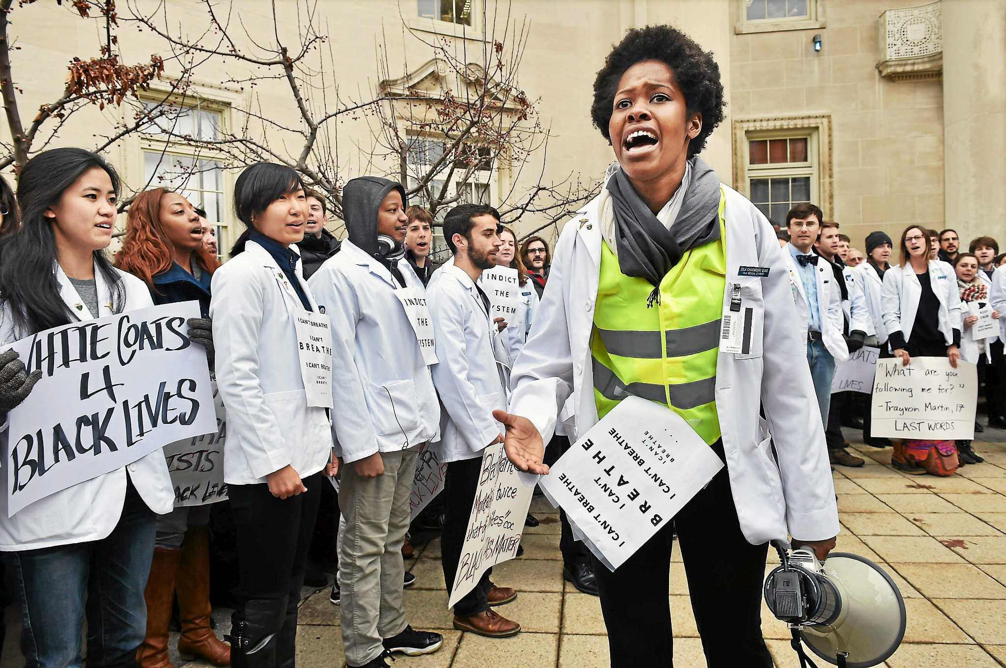 Yale medical students hold ‘die-in’ to protest race, gender discrimination