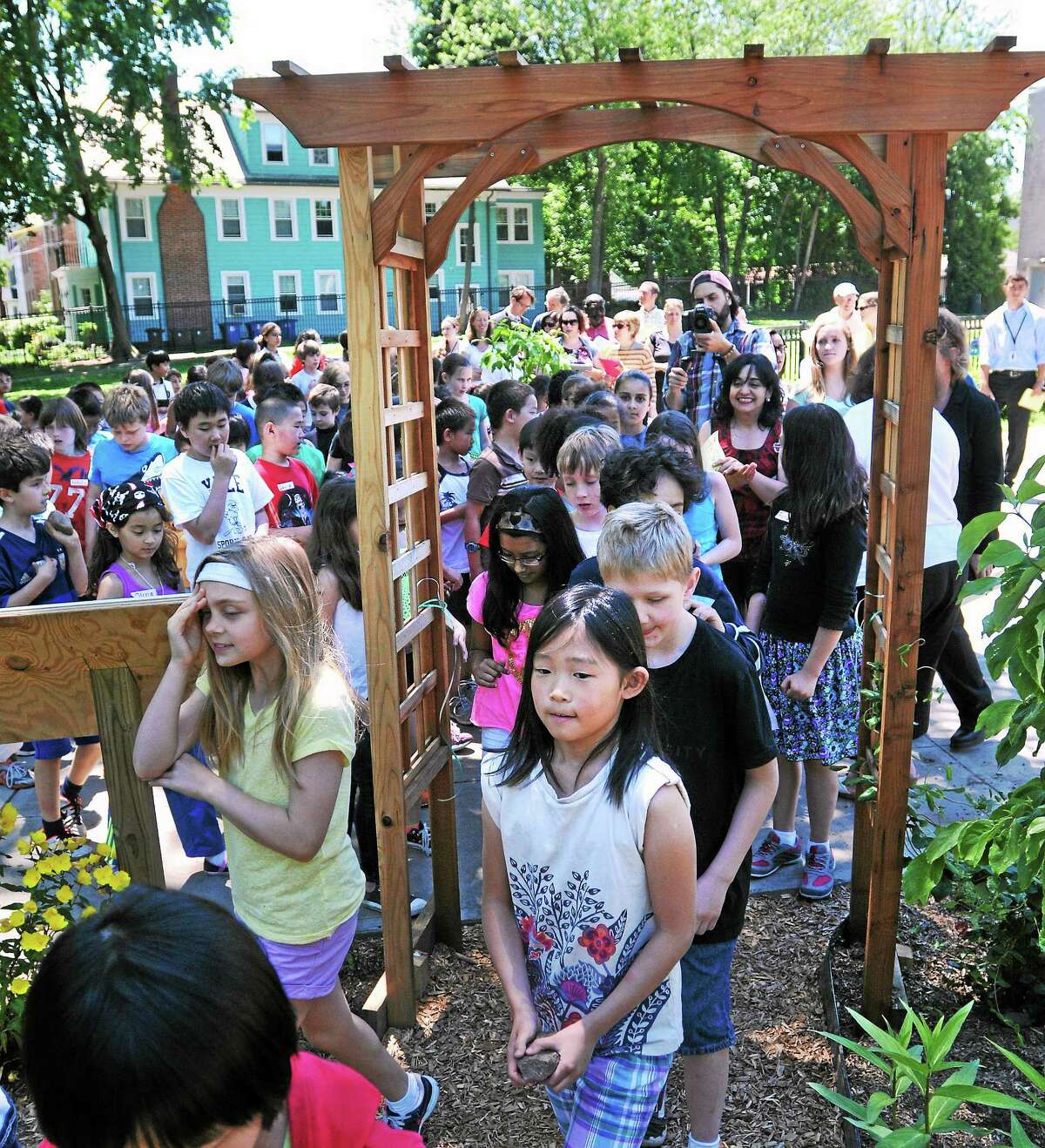 New Haven schools create habitats for outdoor learning