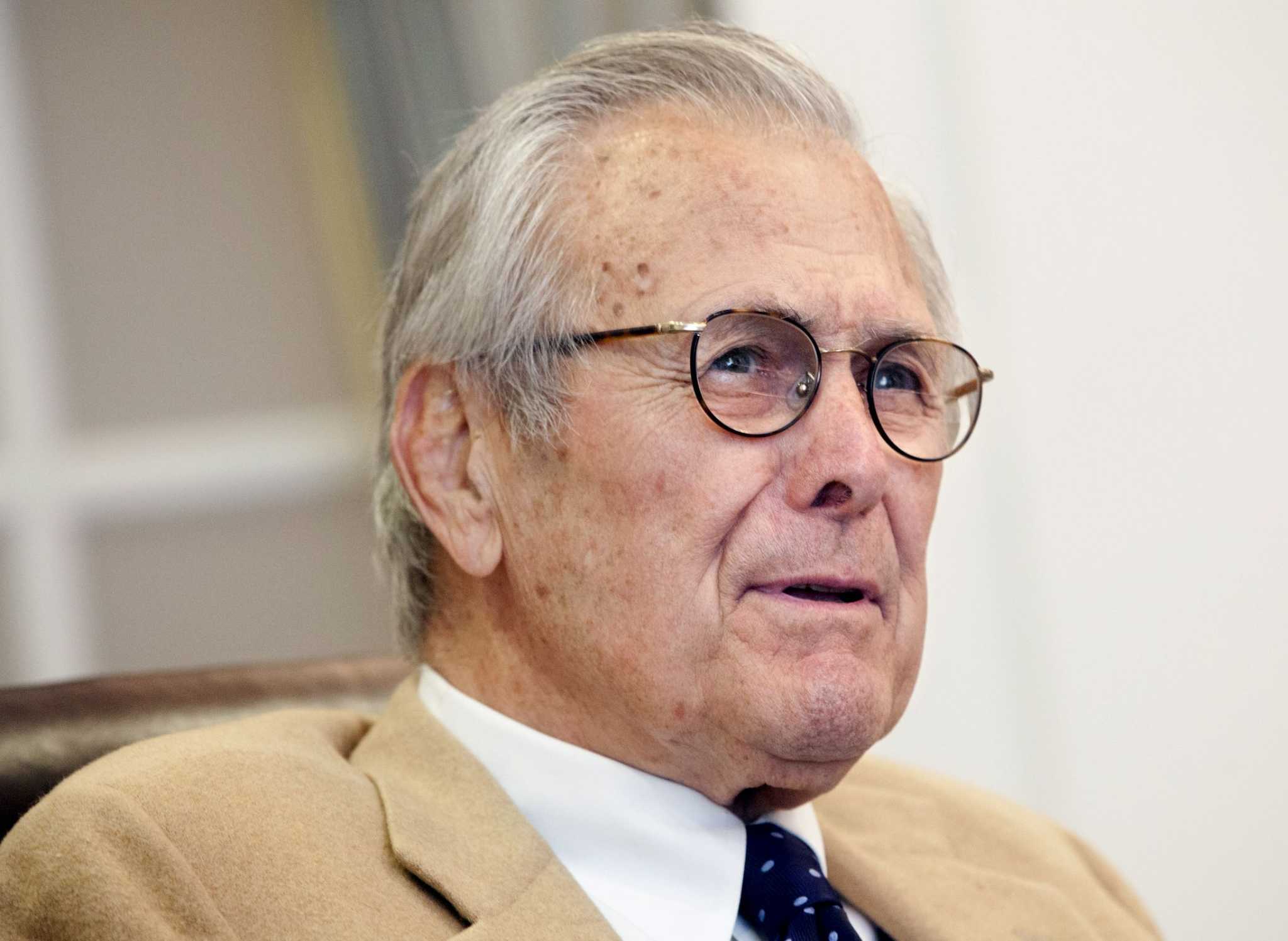 Donald Rumsfeld criticizes IRS in Tax Day letter
