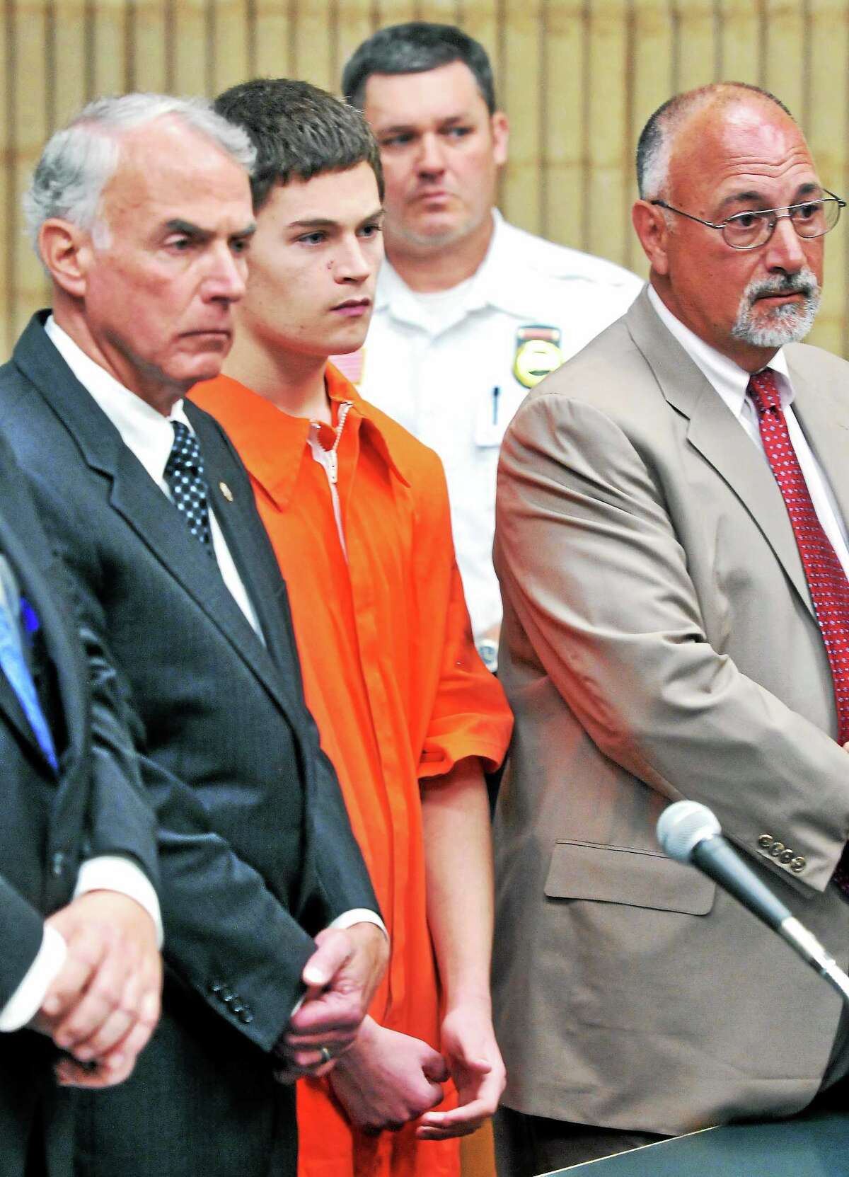 Chris Plaskon, 17, of Milford, pleads not guilty in fatal stabbing of ...