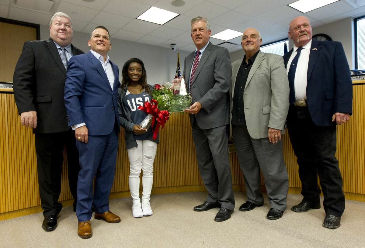 Simone Biles honored by Montgomery County commissioners