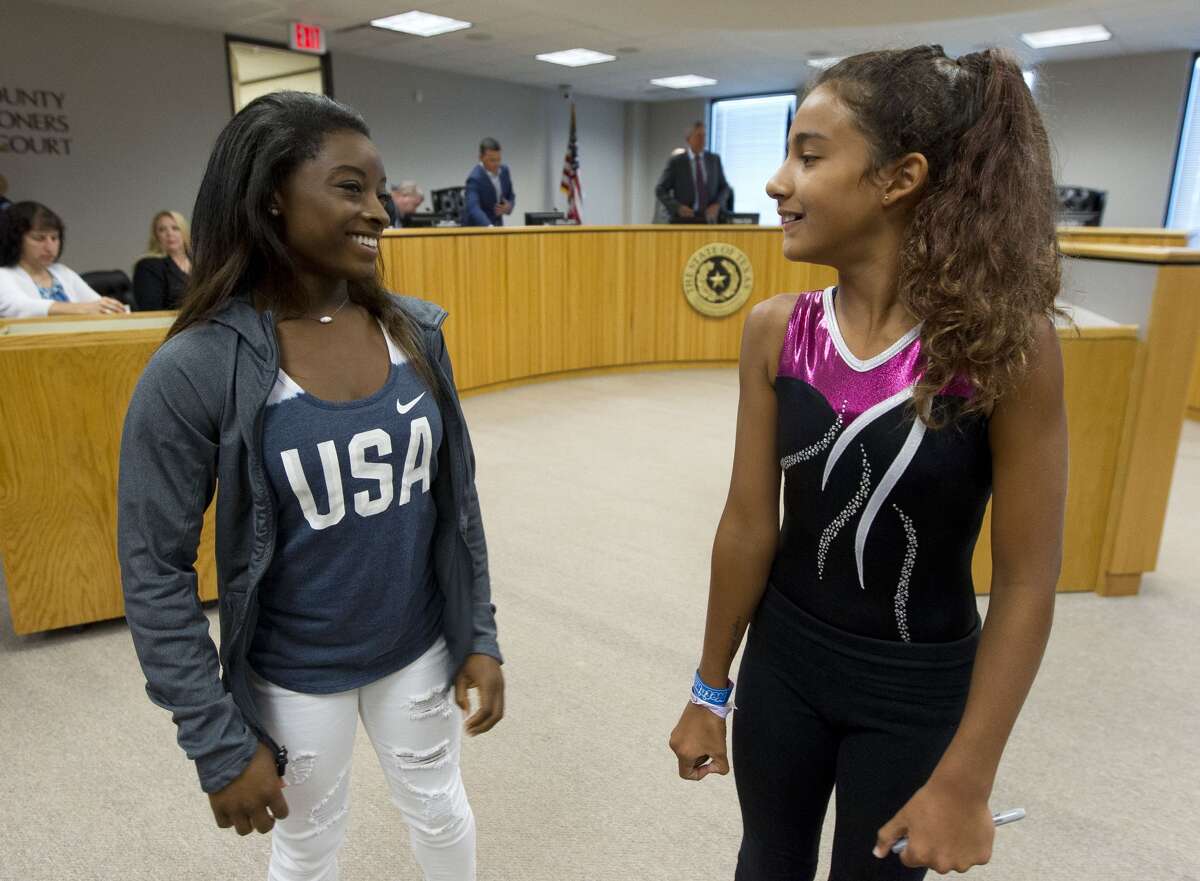 Simone Biles honored by Montgomery County commissioners
