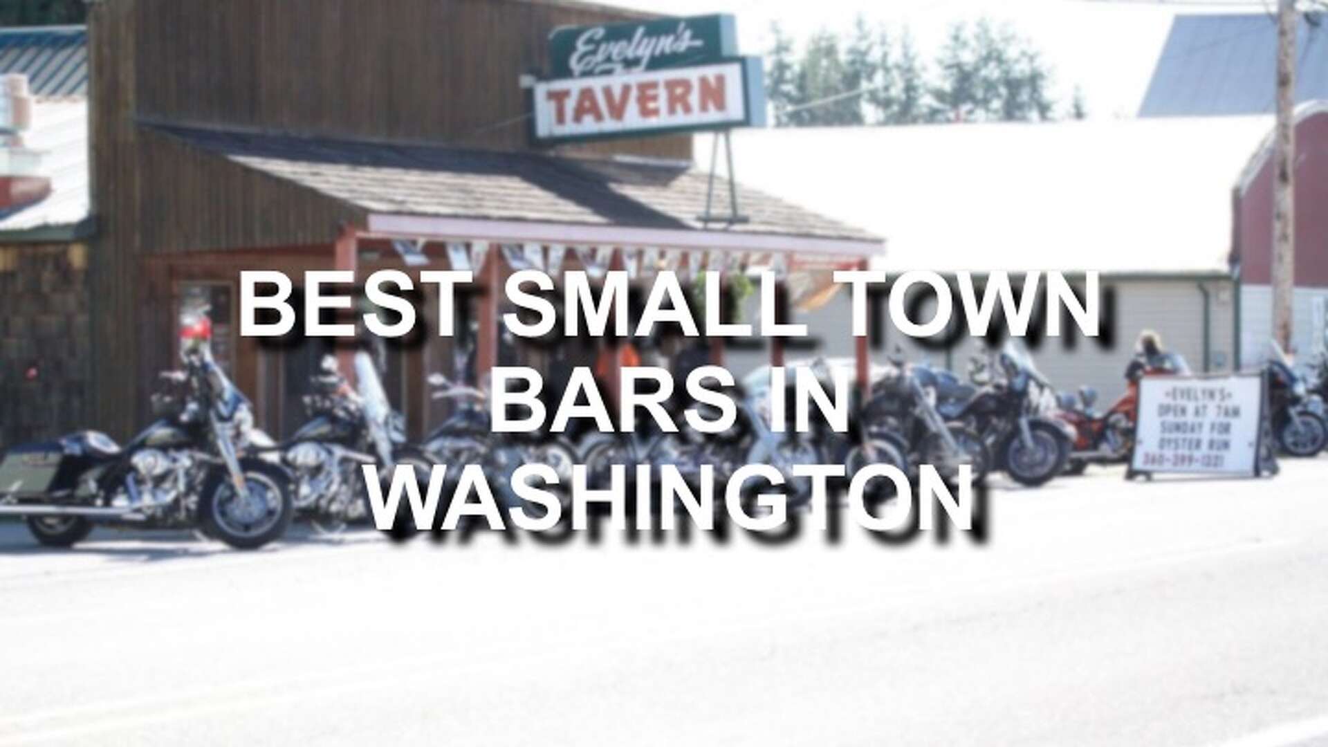 Washington's best small-town bars