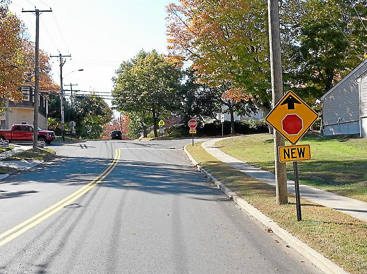 Fourth stop sign installed at intersection of West Main and High ...