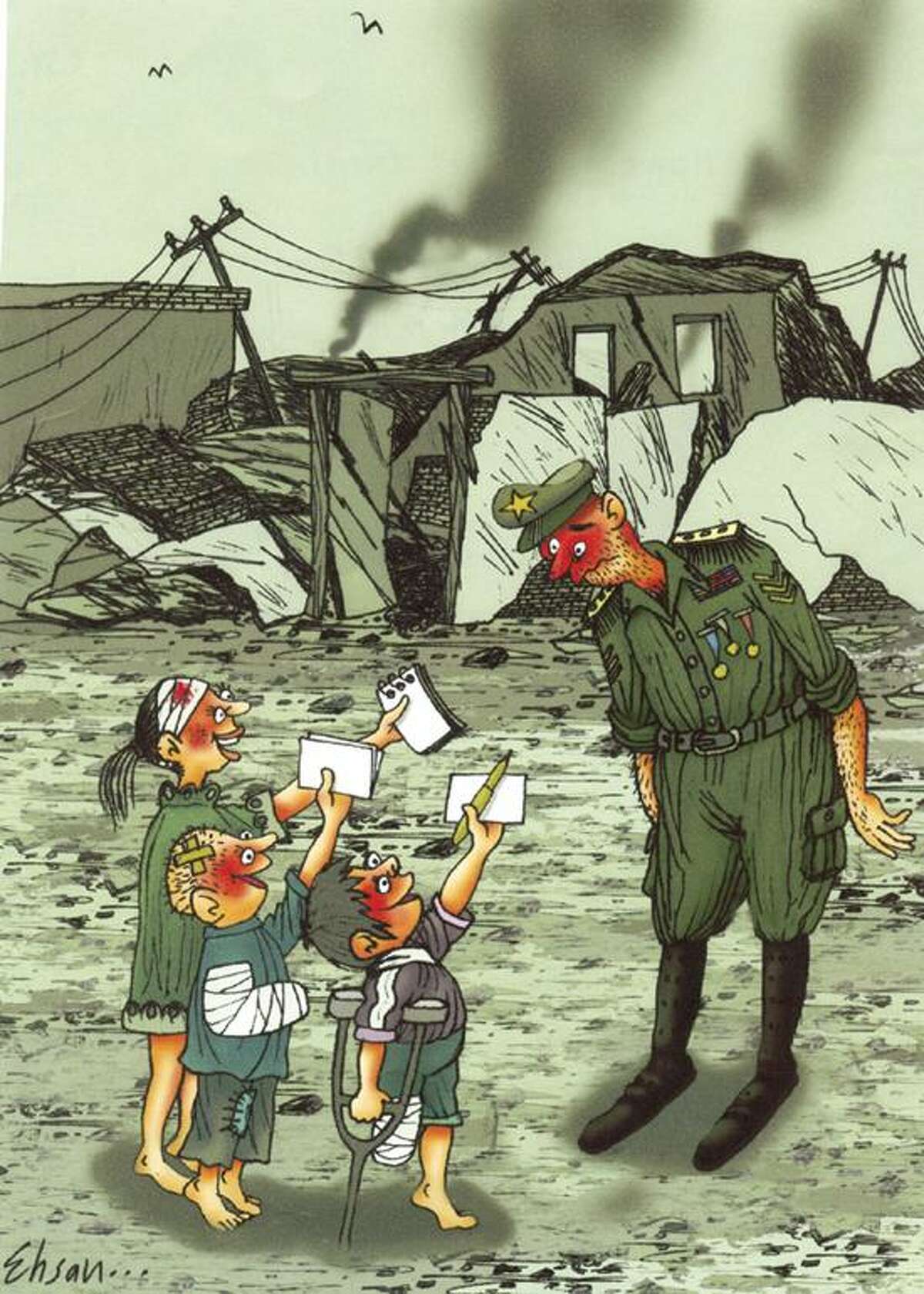 'Antiwar Cartoon Exhibit' opens at NewAlliance Foundation Art Gallery ...