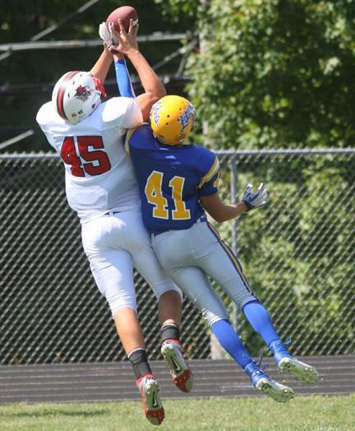 Football players from Canastota, Chittenango, Cazenovia, Oneida and ...