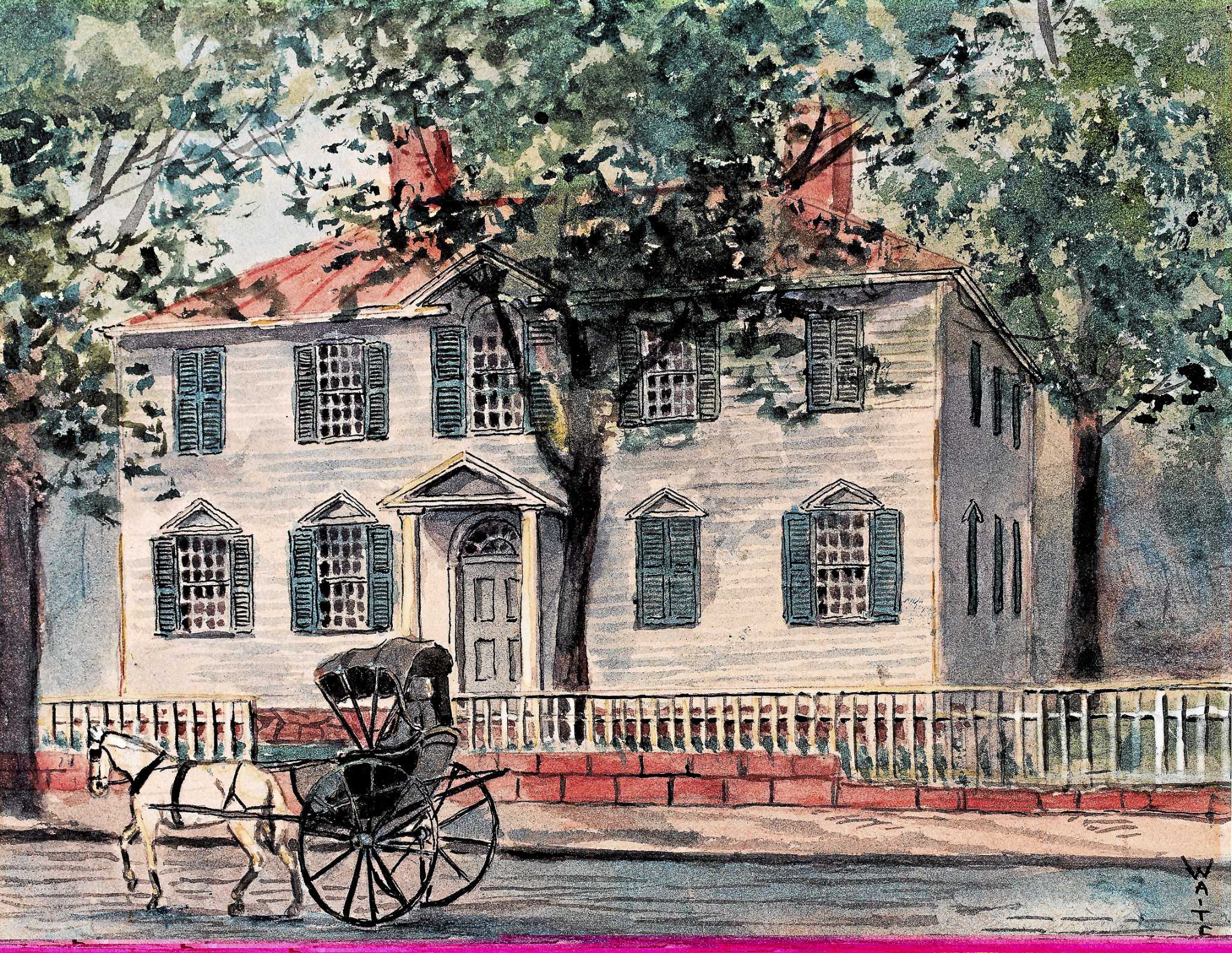 At the New Haven Museum: Wooster Square — then and now