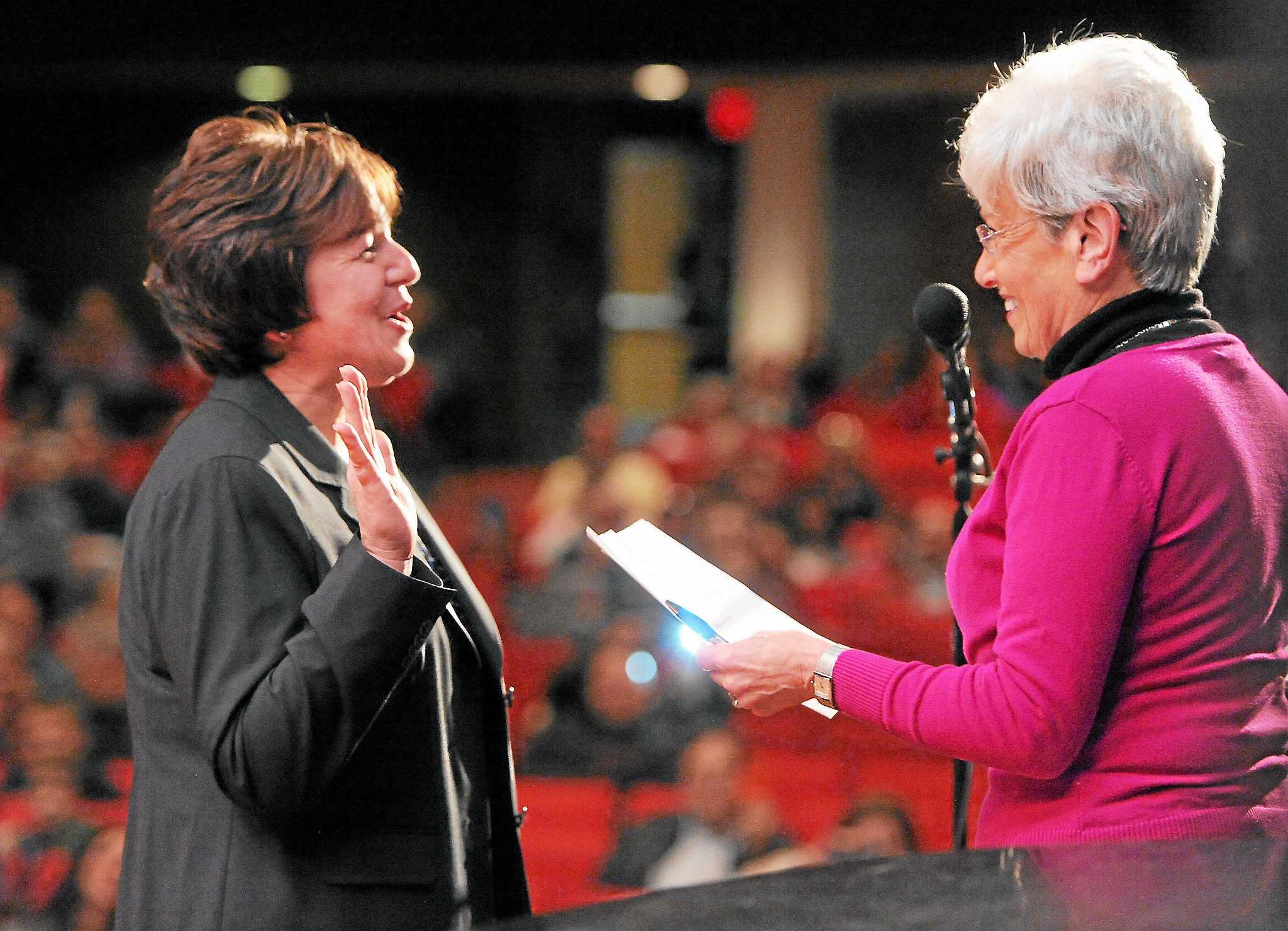 Derby’s first female mayor inaugurated, calls for ‘revitalization of city’