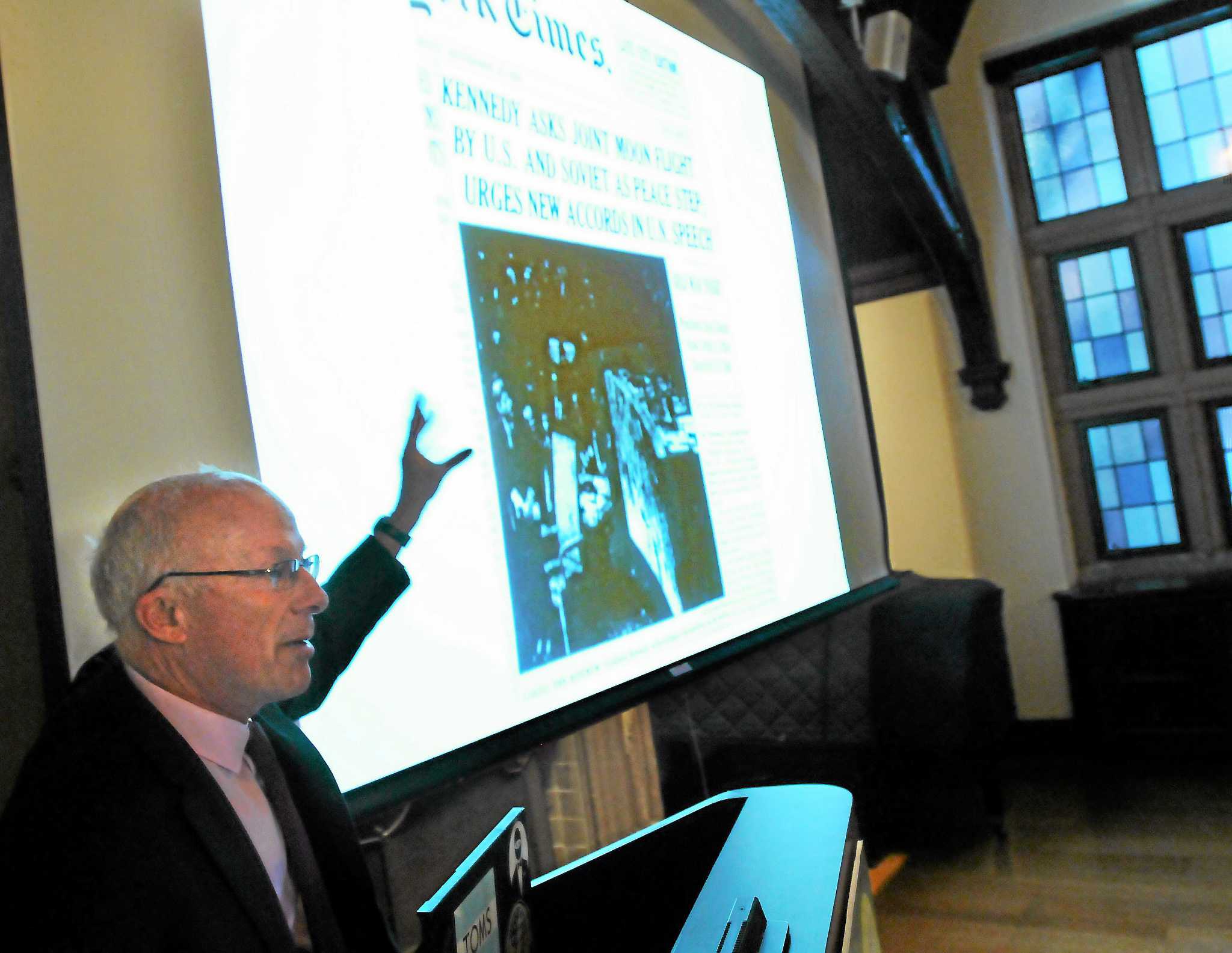 JFK biographer recounts ‘Last Hundred Days’ at Yale event